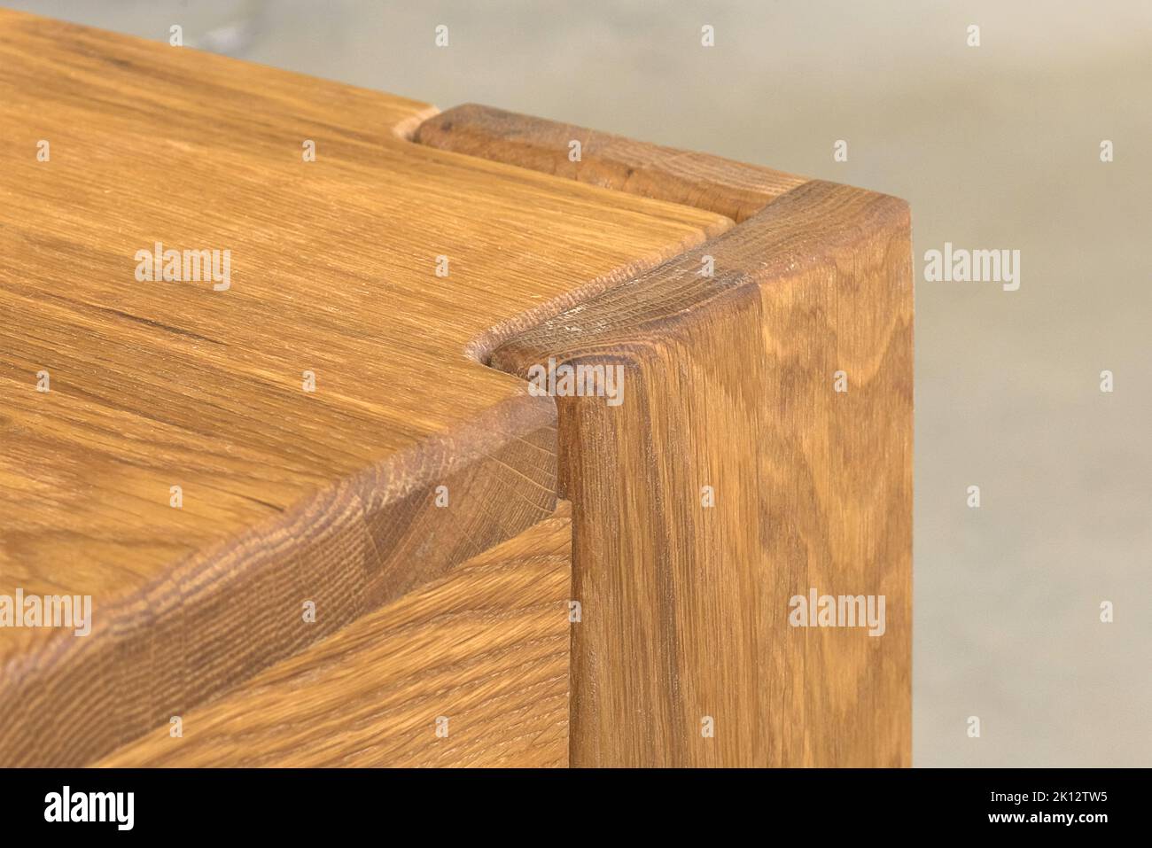 Wooden bench surface. Natural wood furniture close view, isolated over ...