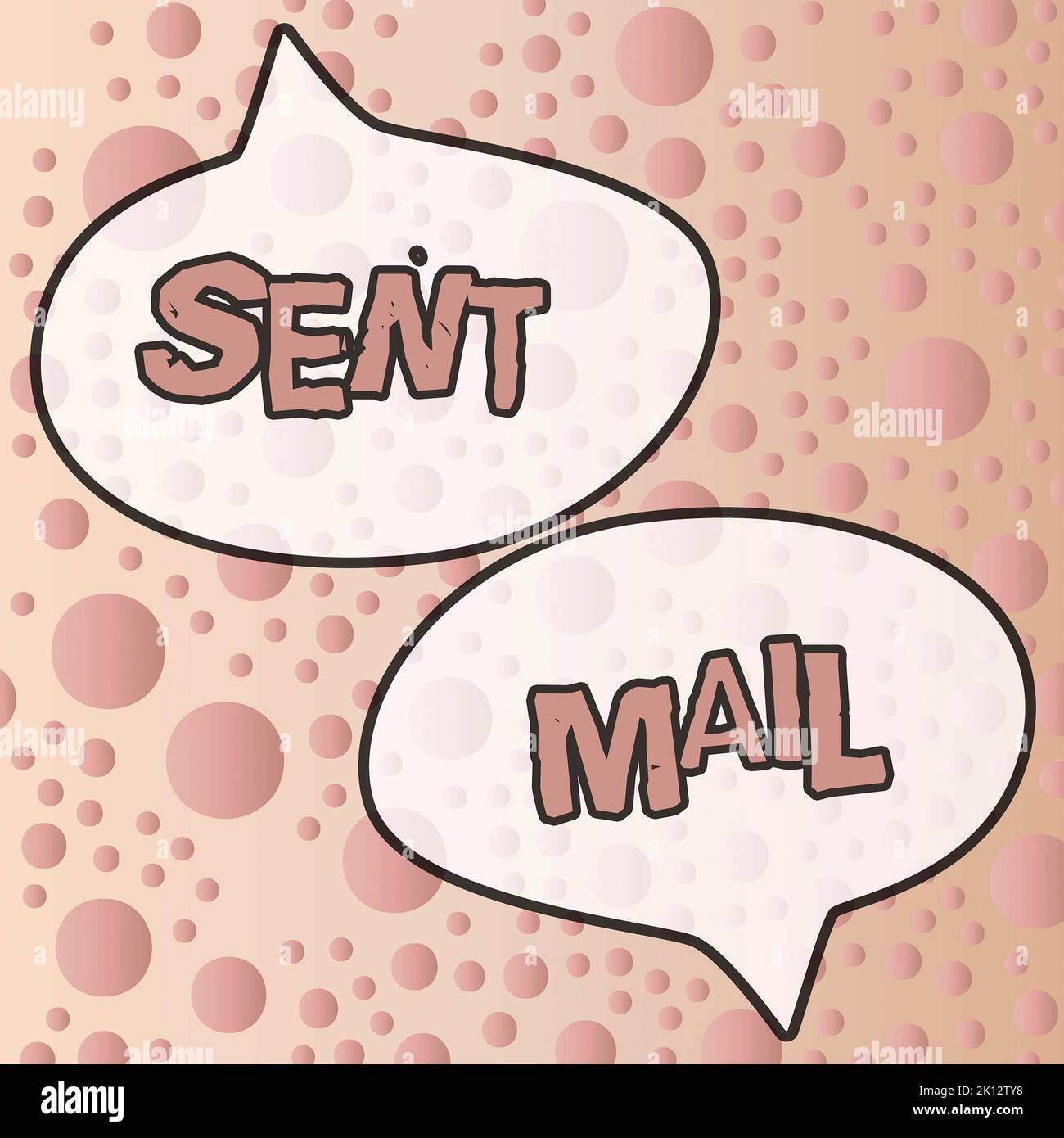 Hand writing sign Sent Mail. Business overview Event where a letter to ...