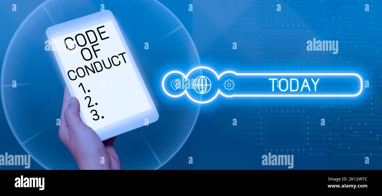 Handwriting text Lead By Example. Conceptual photo Ethics rules moral ...