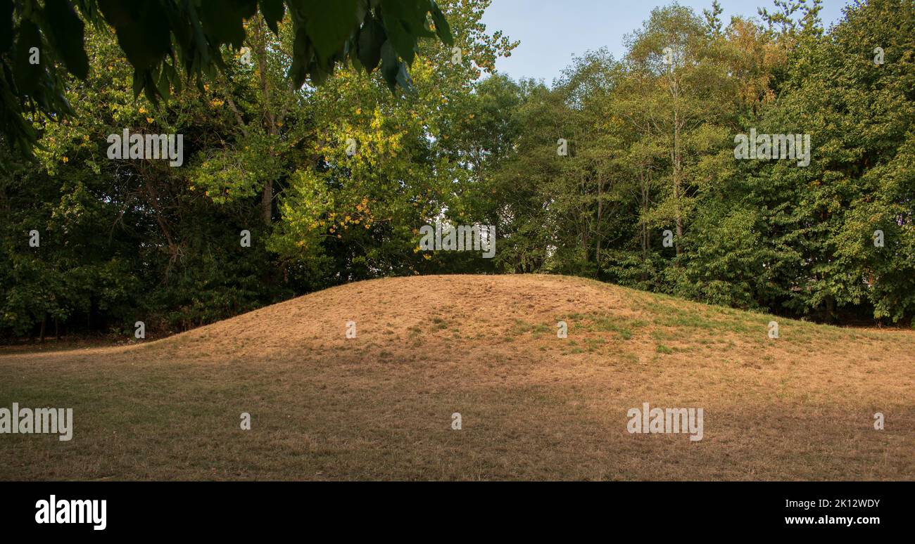 Ancient burial mound Stock Photo - Alamy
