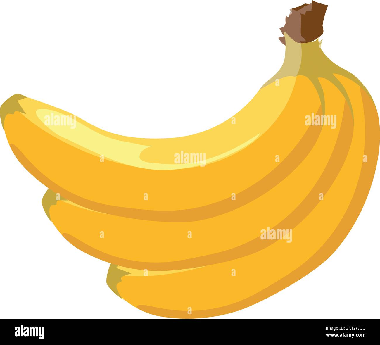 Vintage banana bunch illustration hi-res stock photography and images ...