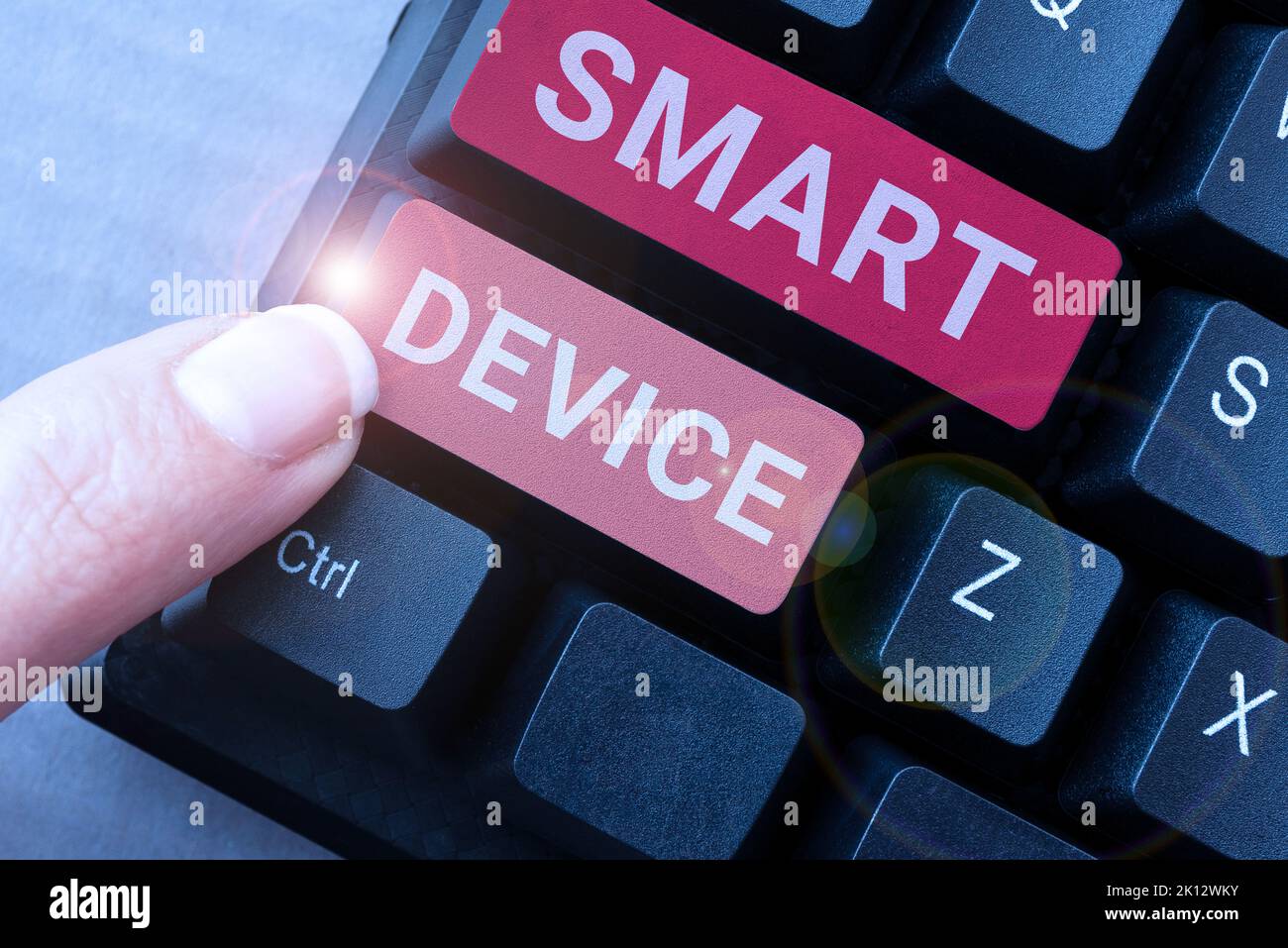 Writing Displaying Text Smart Device Business Approach Electronic Gadget That Able To Connect