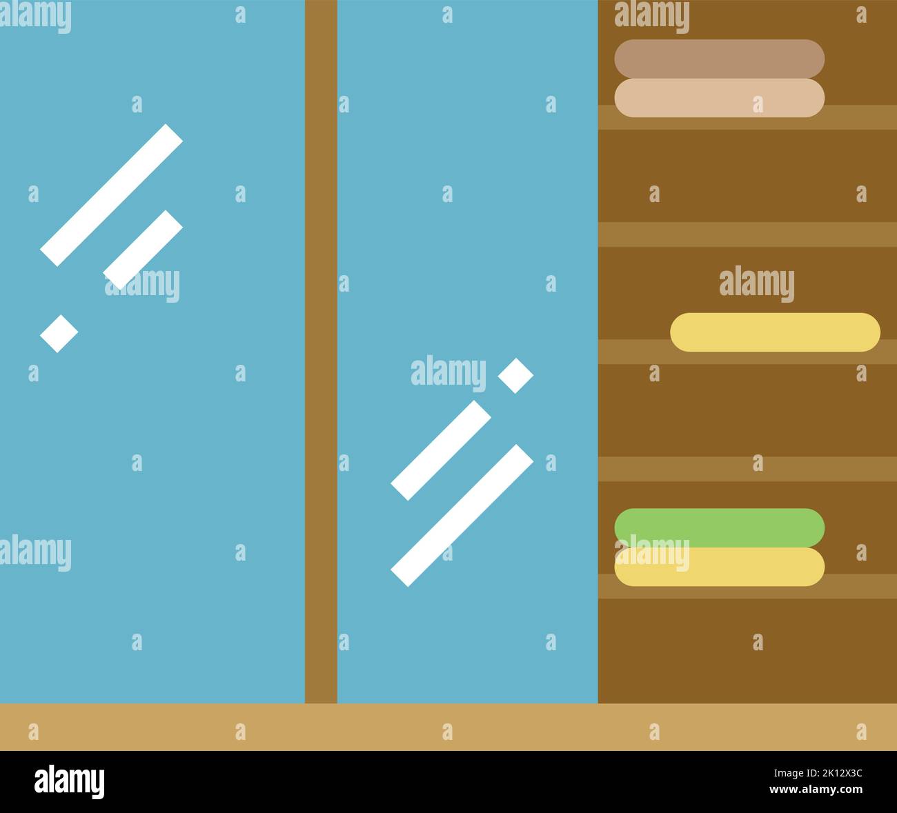 Room wooden dresser mirror Cut Out Stock Images & Pictures - Alamy