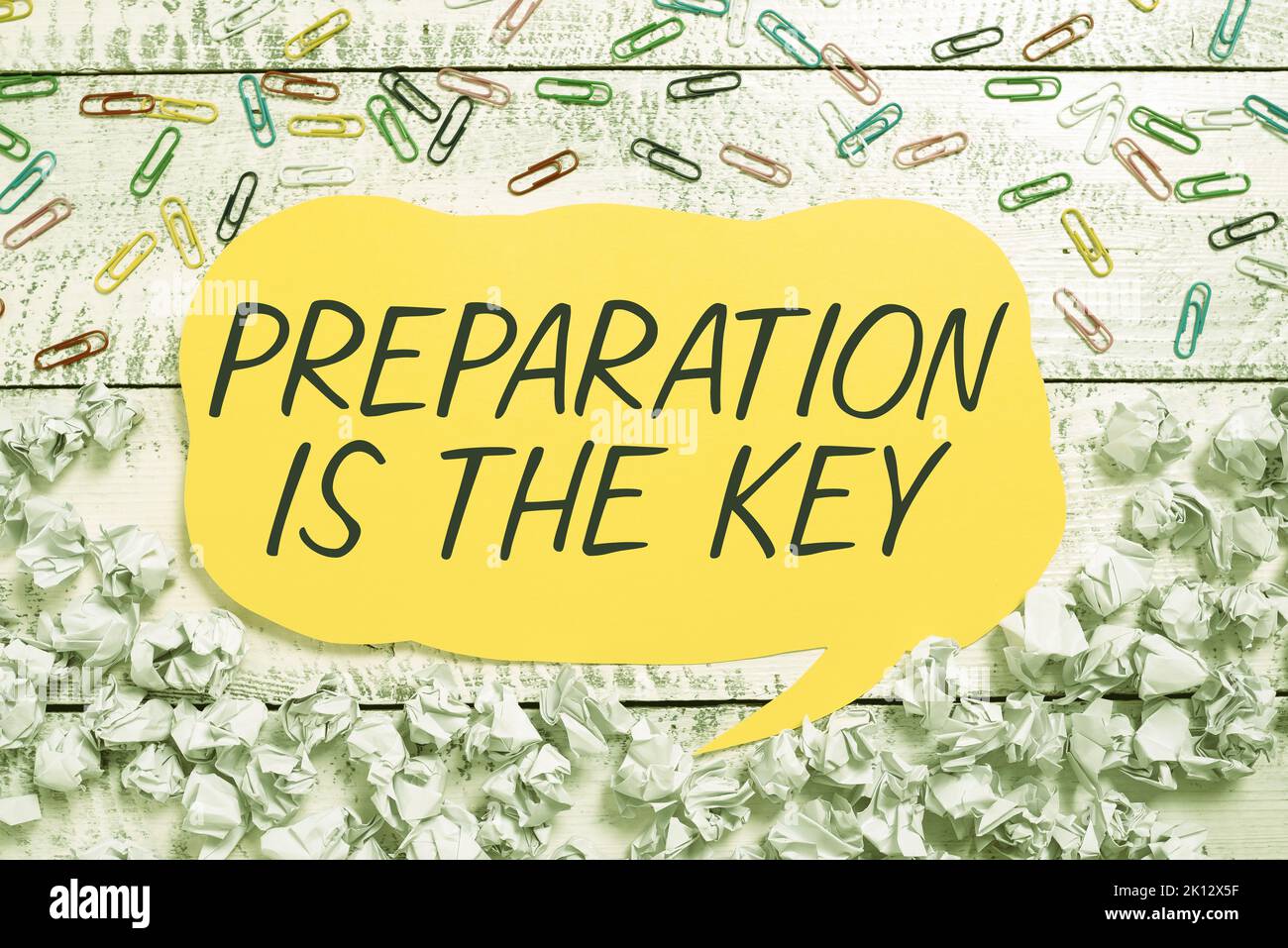 Hand writing sign Preparation Is The Key. Business idea action of ...
