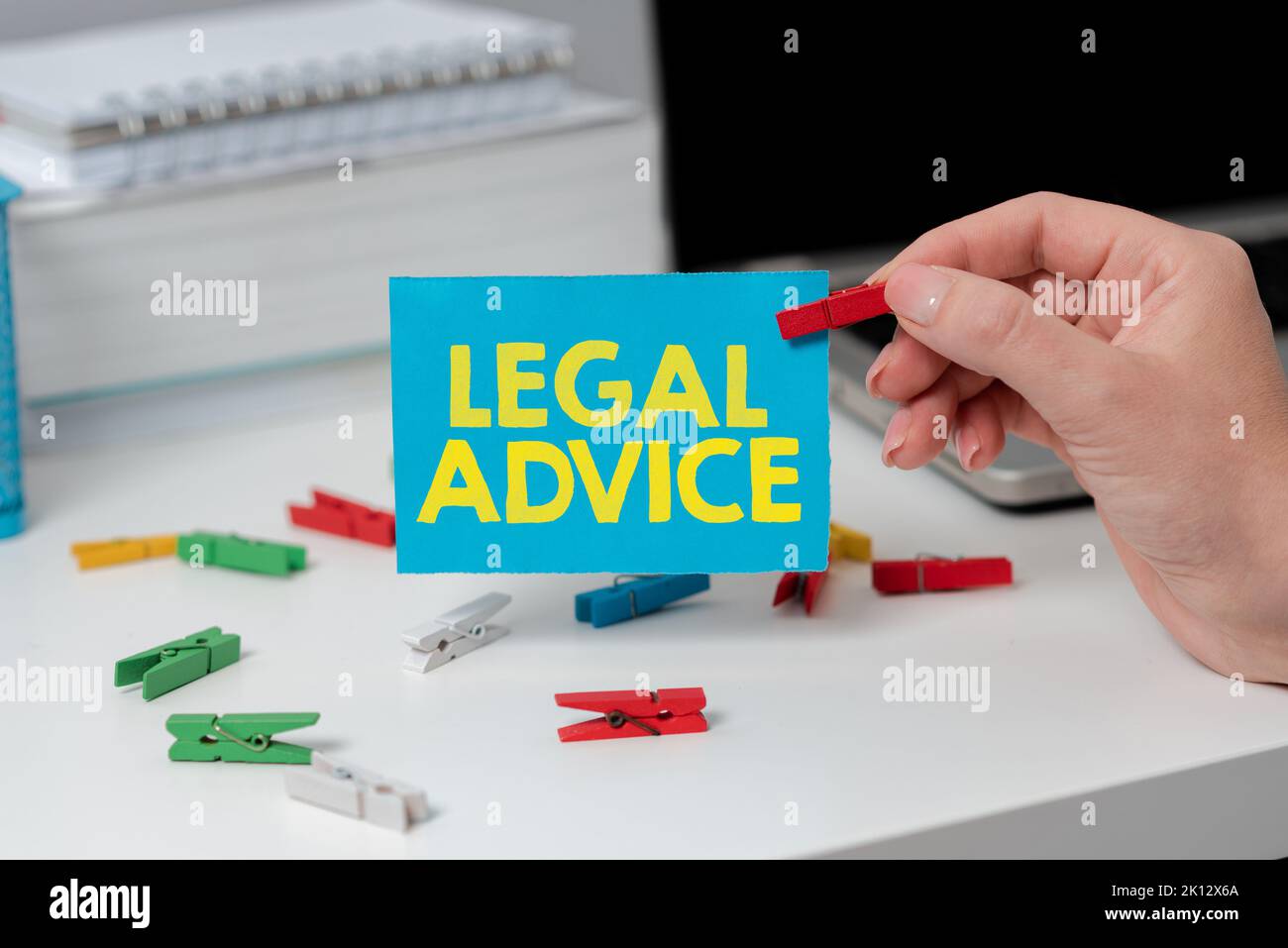 Handwriting text Legal Advice. Business overview Lawyer opinion about ...