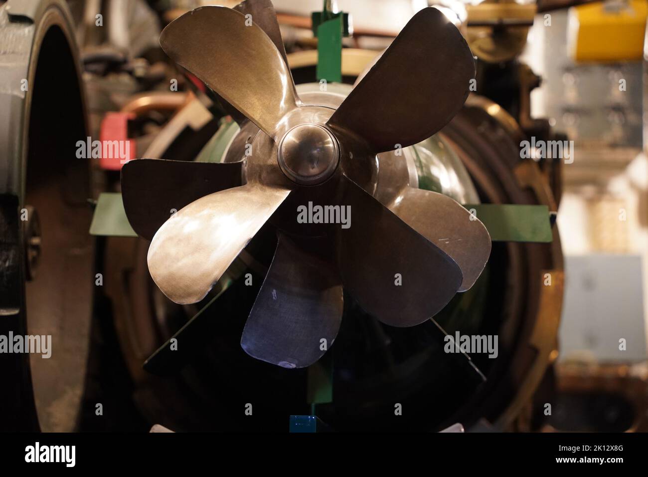 torpedo room military war submarine warship ship interior Stock Photo ...