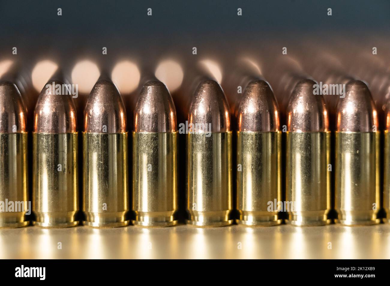 Rottweil, Germany. 15th Sep, 2022. Cartridges for handguns in 9x19 ...