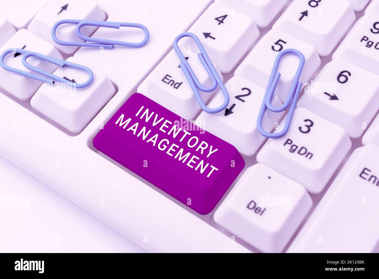 Sign displaying Inventory Management. Business concept Overseeing ...