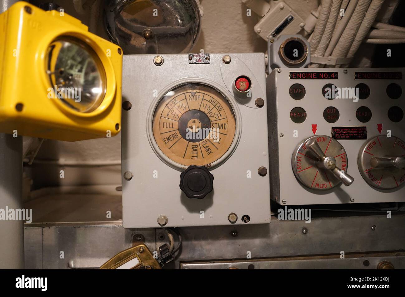 military war submarine warship ship interior Stock Photo - Alamy