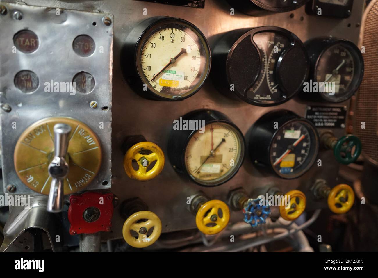 military war submarine warship ship interior Stock Photo - Alamy
