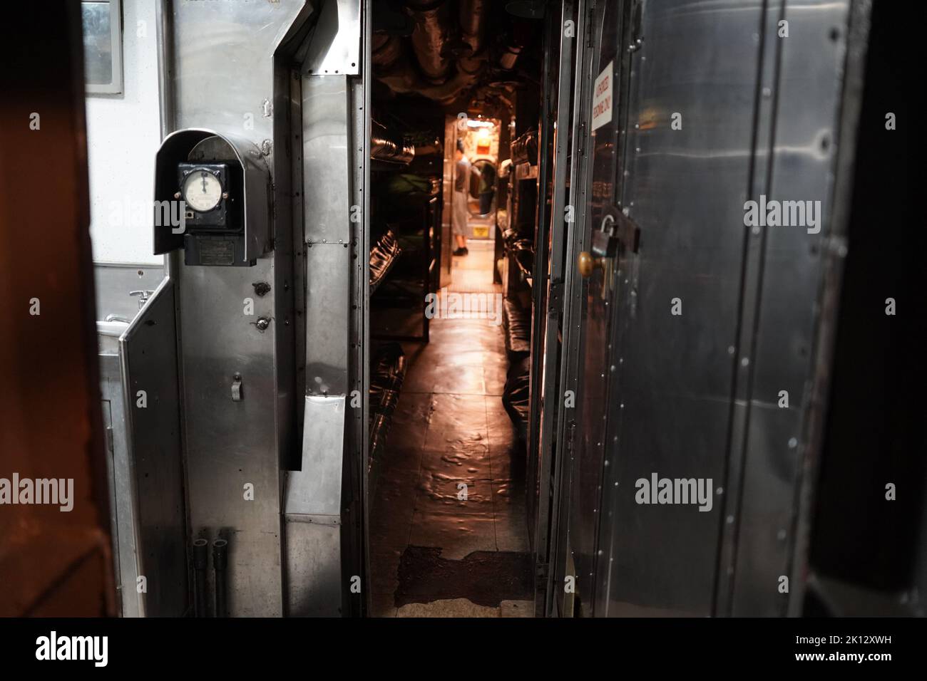 military war submarine warship ship interior Stock Photo - Alamy
