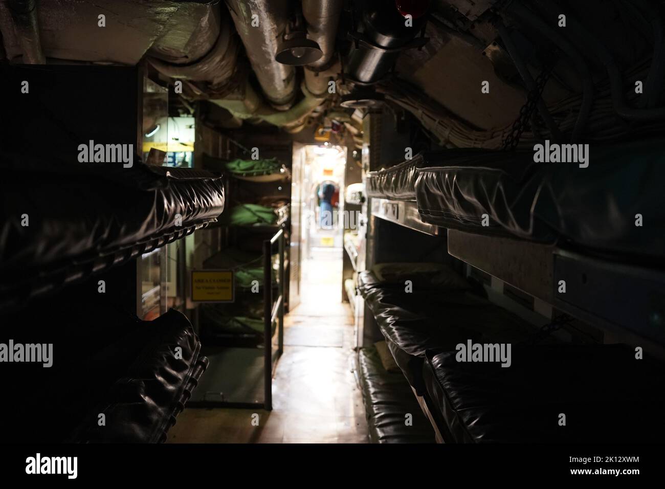 military war submarine warship ship interior Stock Photo - Alamy