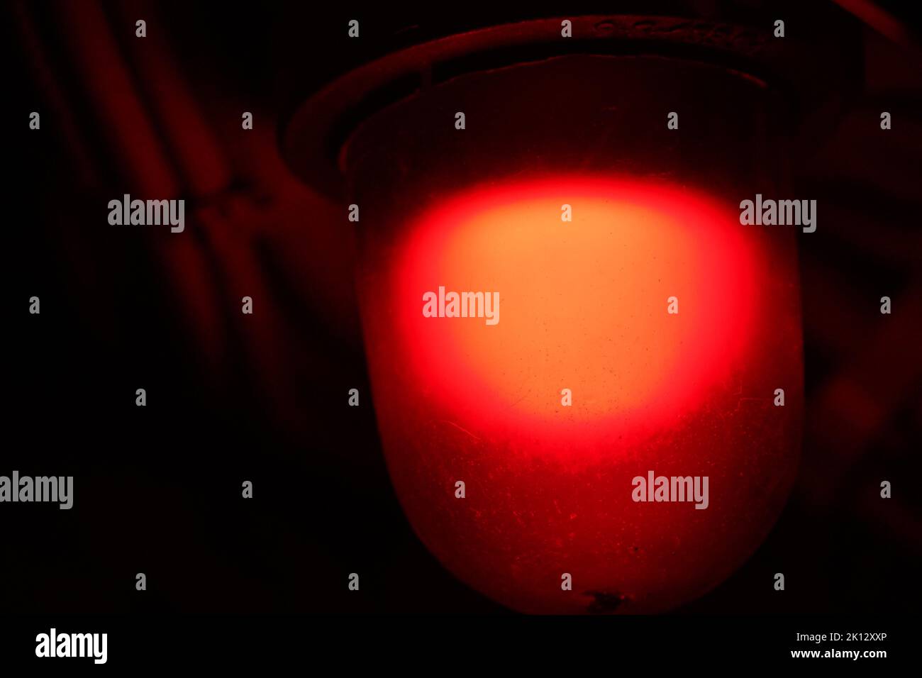 military war submarine warship ship interior red alarm light lamp Stock ...