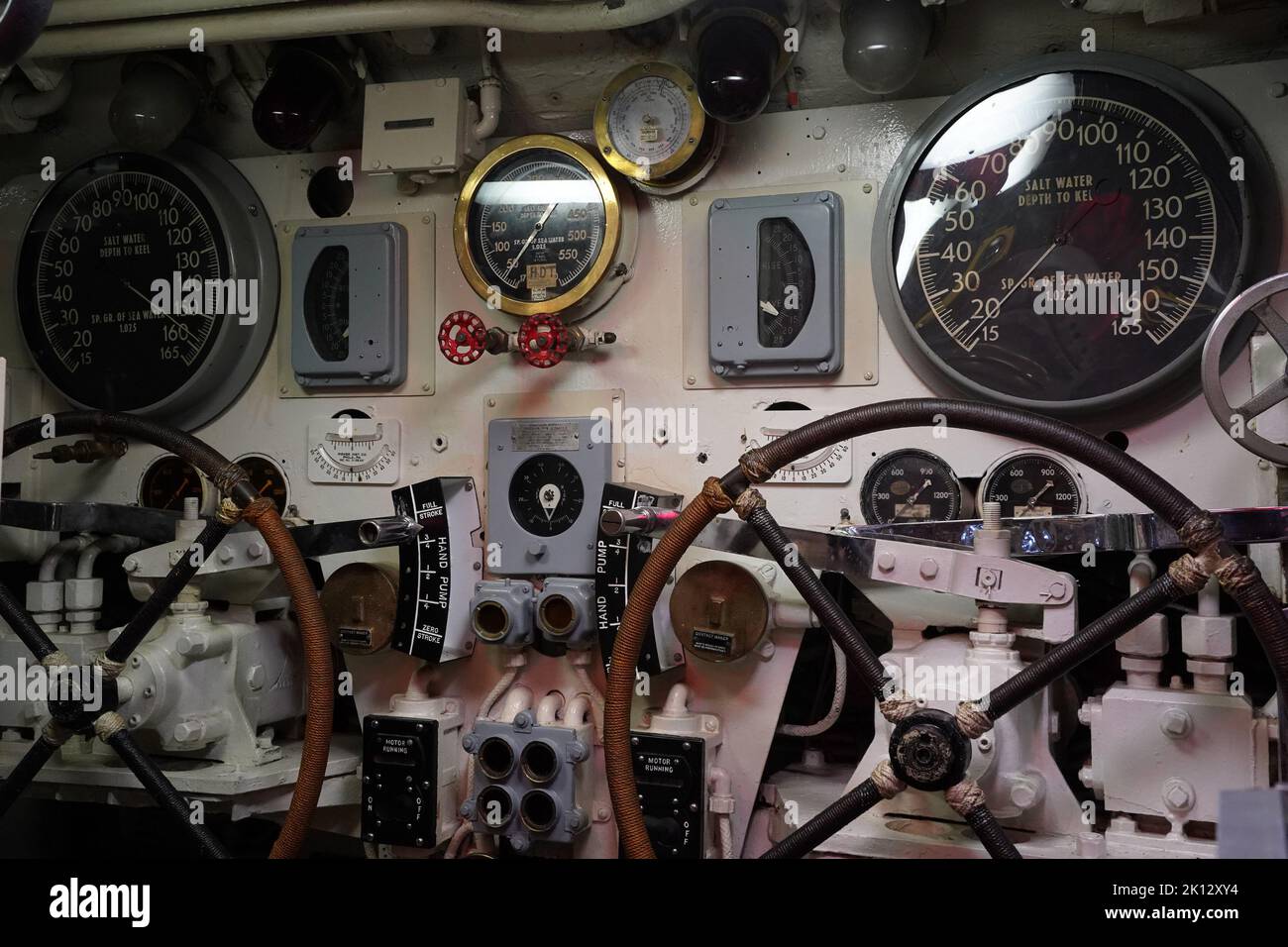 military war submarine warship ship interior Stock Photo - Alamy