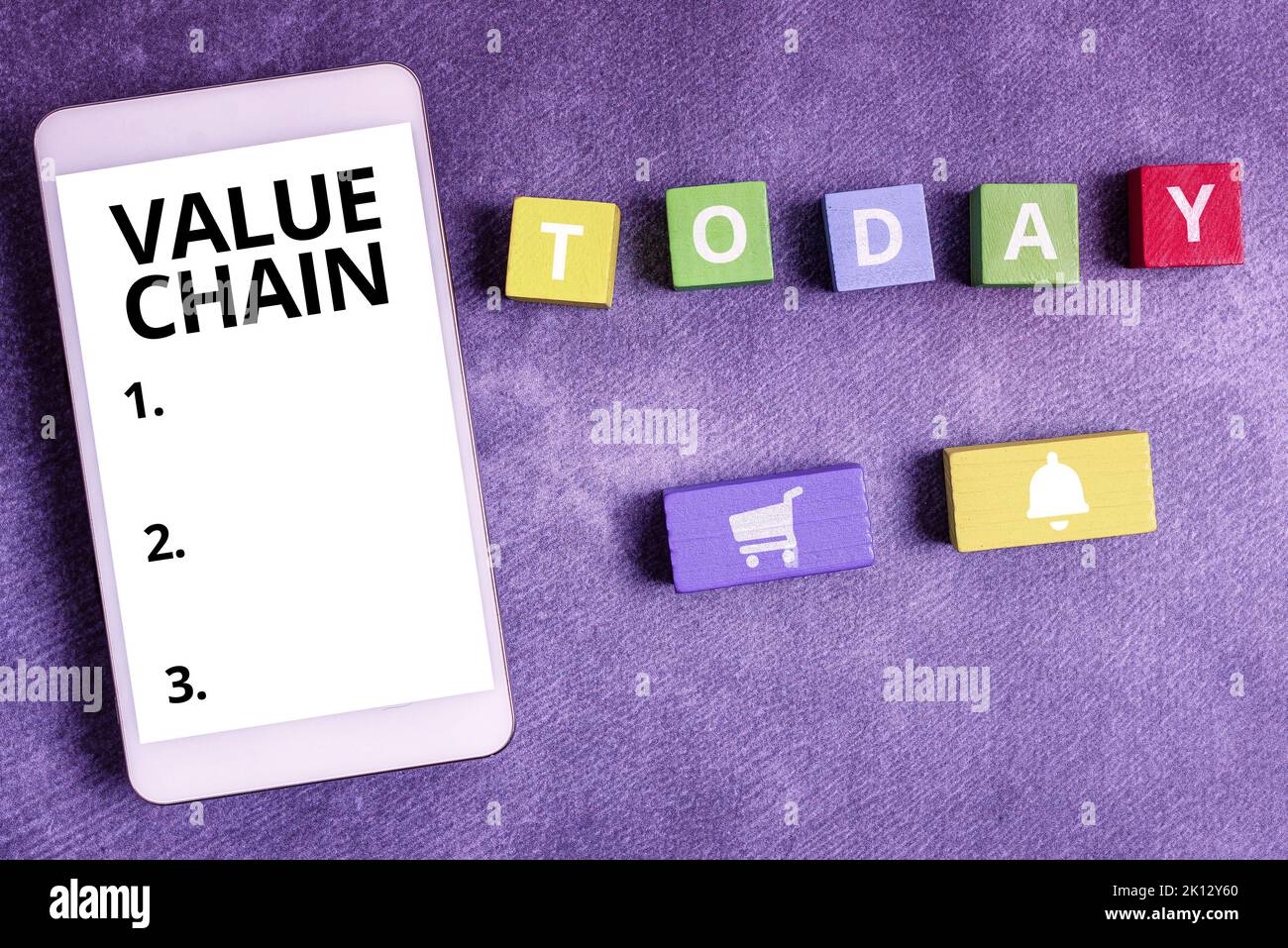 Hand writing sign Value Chain. Conceptual photo Business manufacturing ...