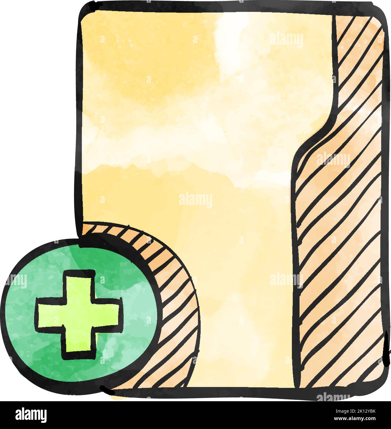 Folder file icon outline Stock Vector Images - Alamy