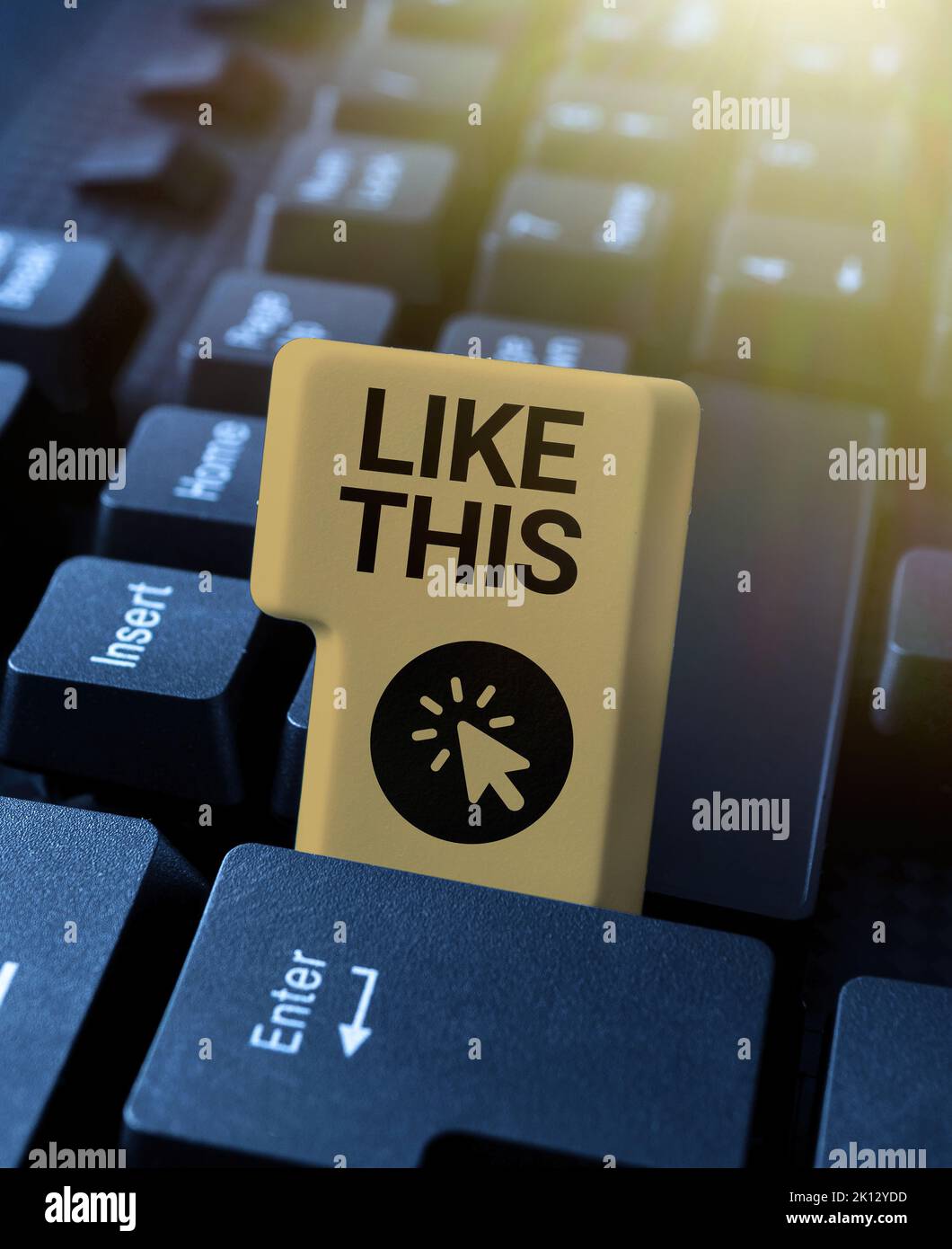 Inspiration showing sign Like This. Business idea An action refering to ...