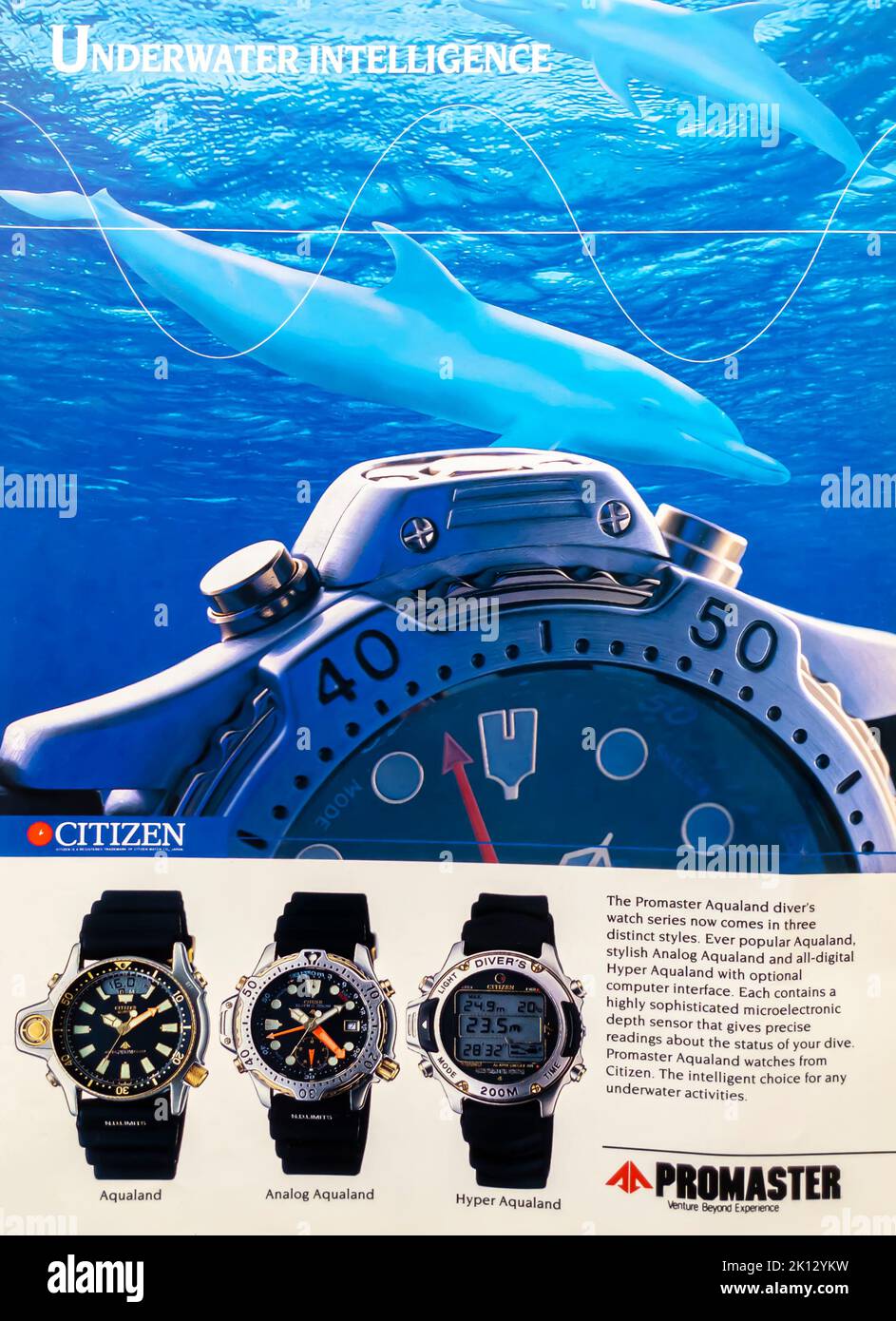 Citizen watch advert hi-res stock photography and images - Alamy