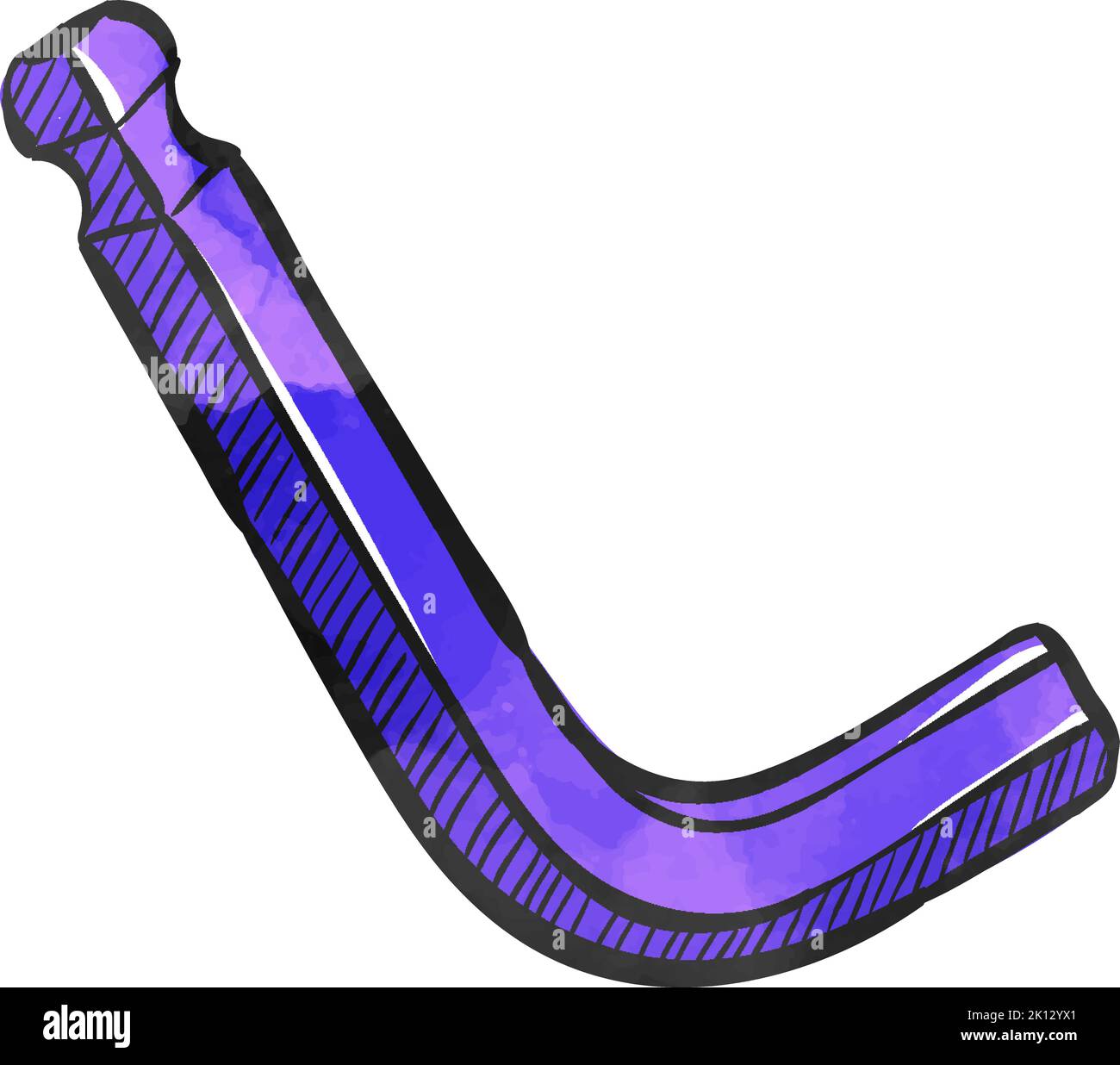 Allen key icon in watercolor style Stock Vector Image & Art - Alamy