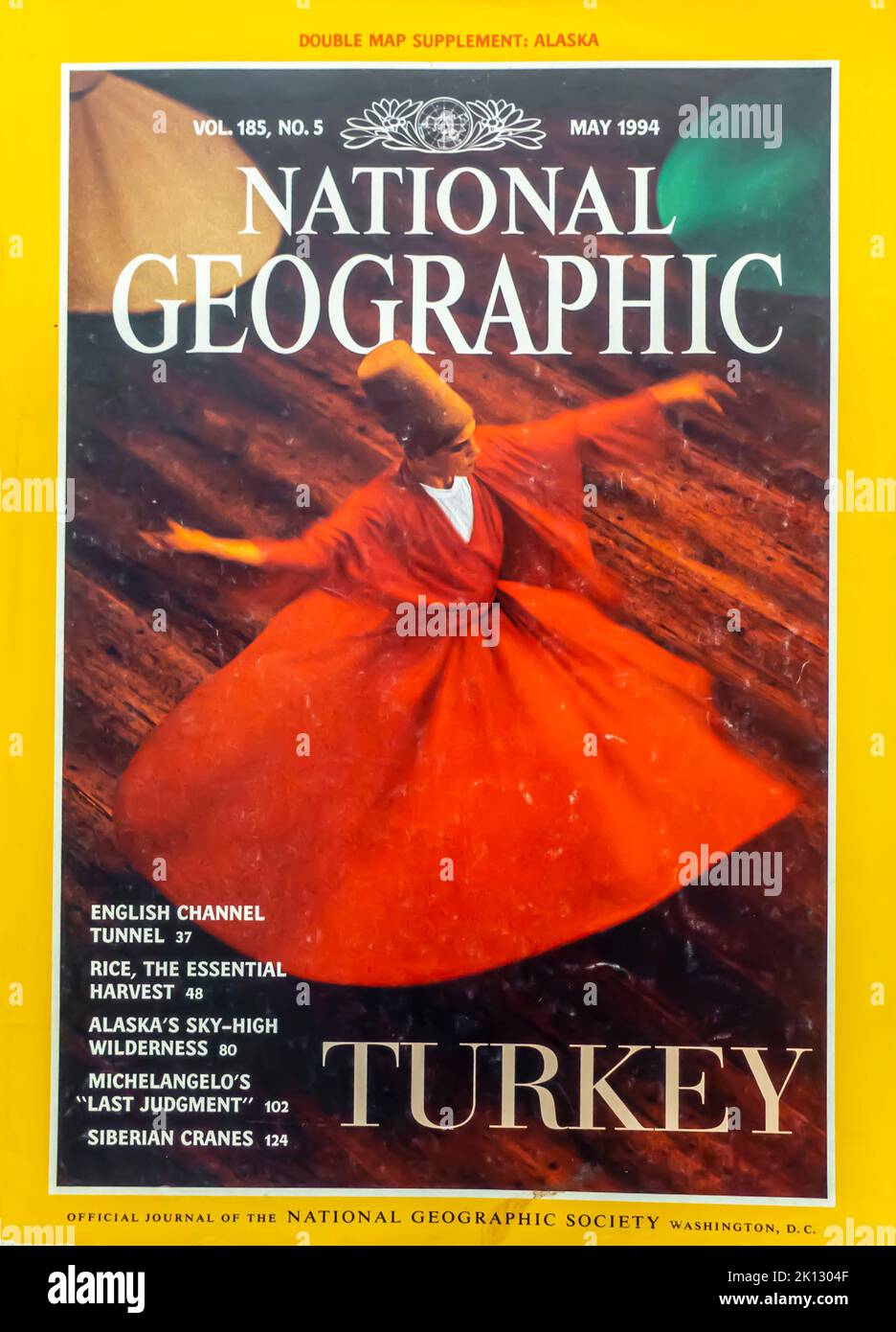 National Geographic magazine cover, May 1994 Stock Photo - Alamy