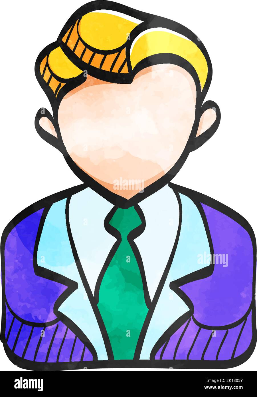 Cartoon auctioneer Stock Vector Images - Alamy