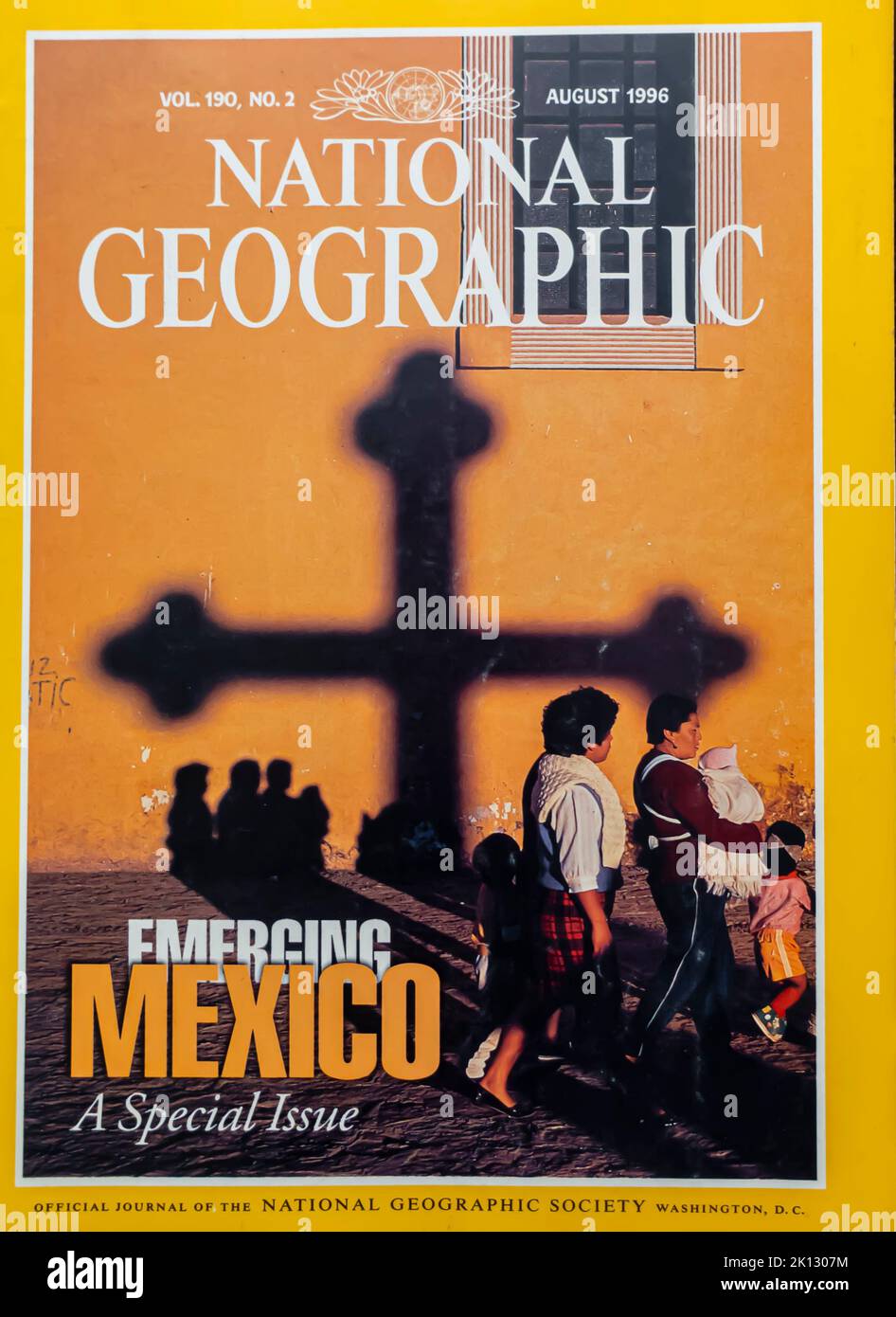 National Geographic magazine cover, August 1996 Stock Photo - Alamy