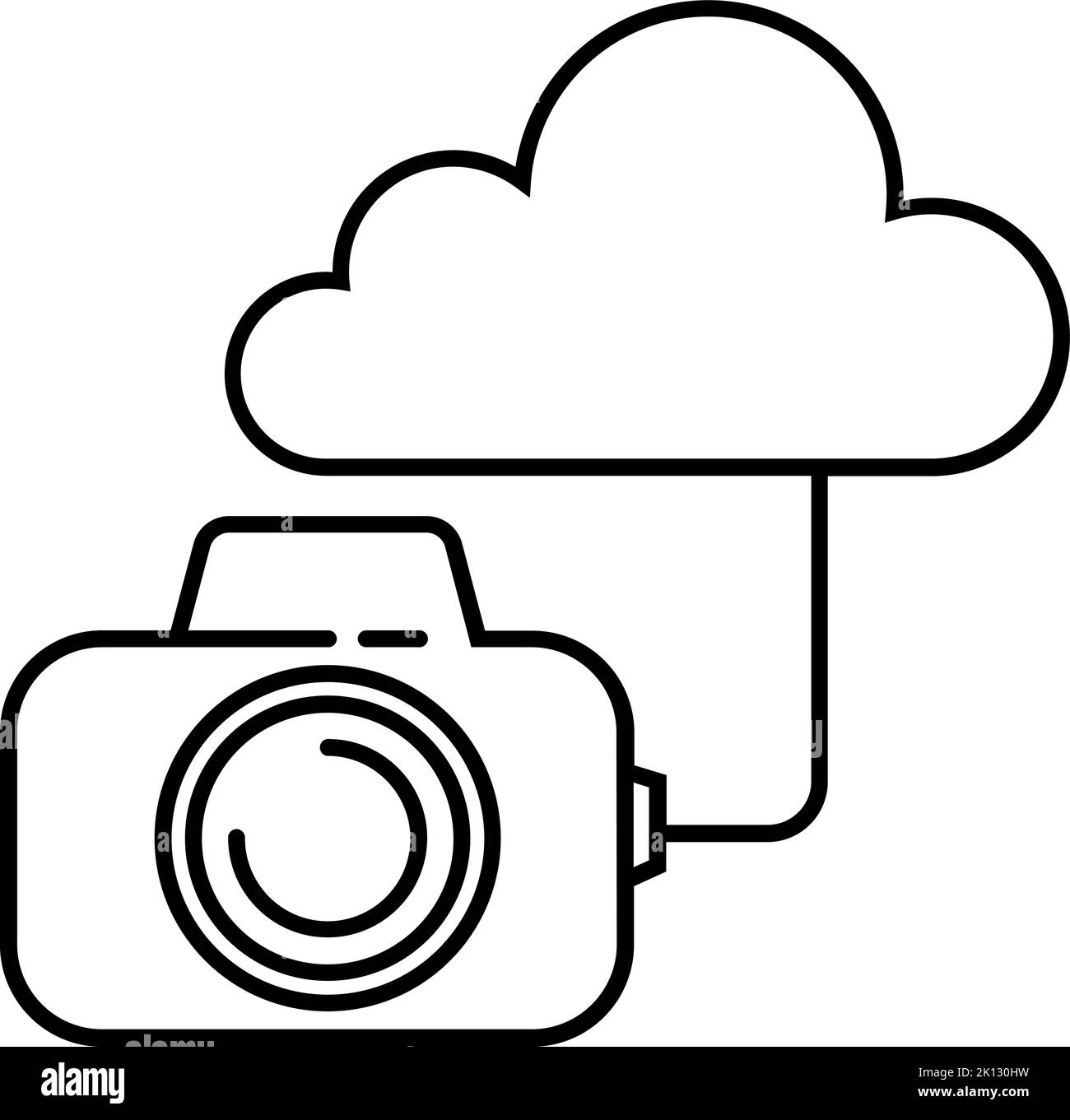 Network line icons signs Black and White Stock Photos & Images - Alamy