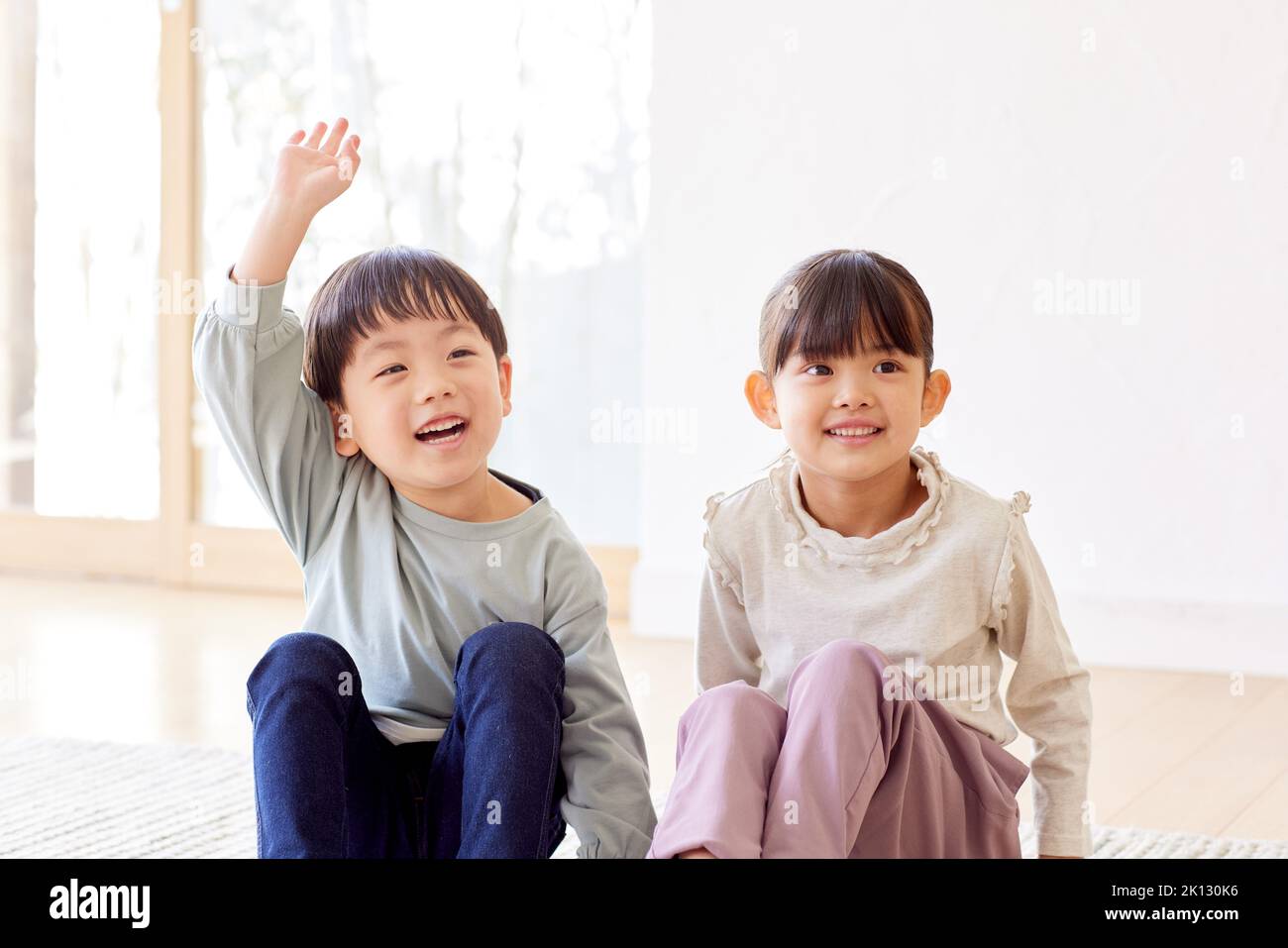 Japanese kids portrait Stock Photo - Alamy