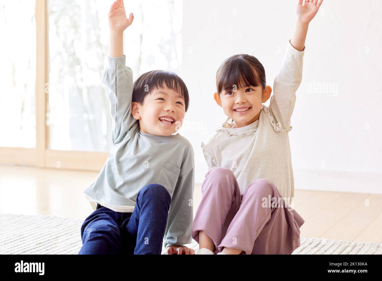 Japanese kids portrait Stock Photo - Alamy