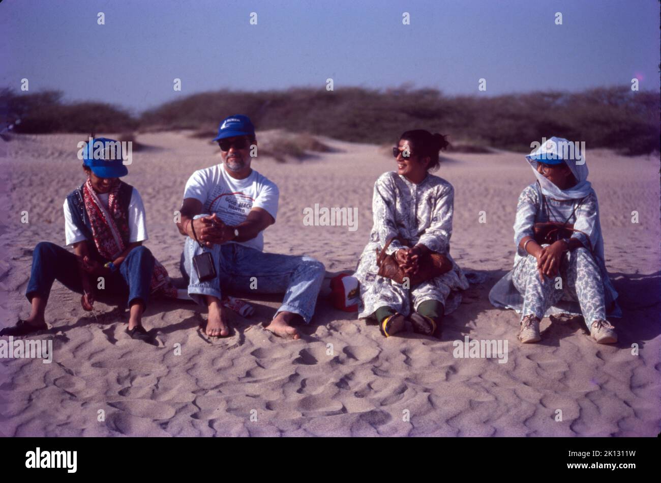 Tourist on Mandvi Beach, Kutch Gujrat, India Stock Photo - Alamy