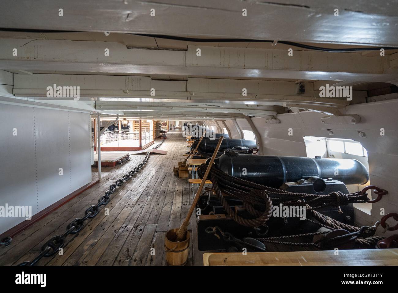 Battleship fregatten Jylland in Ebeltoft Denmark Stock Photo - Alamy