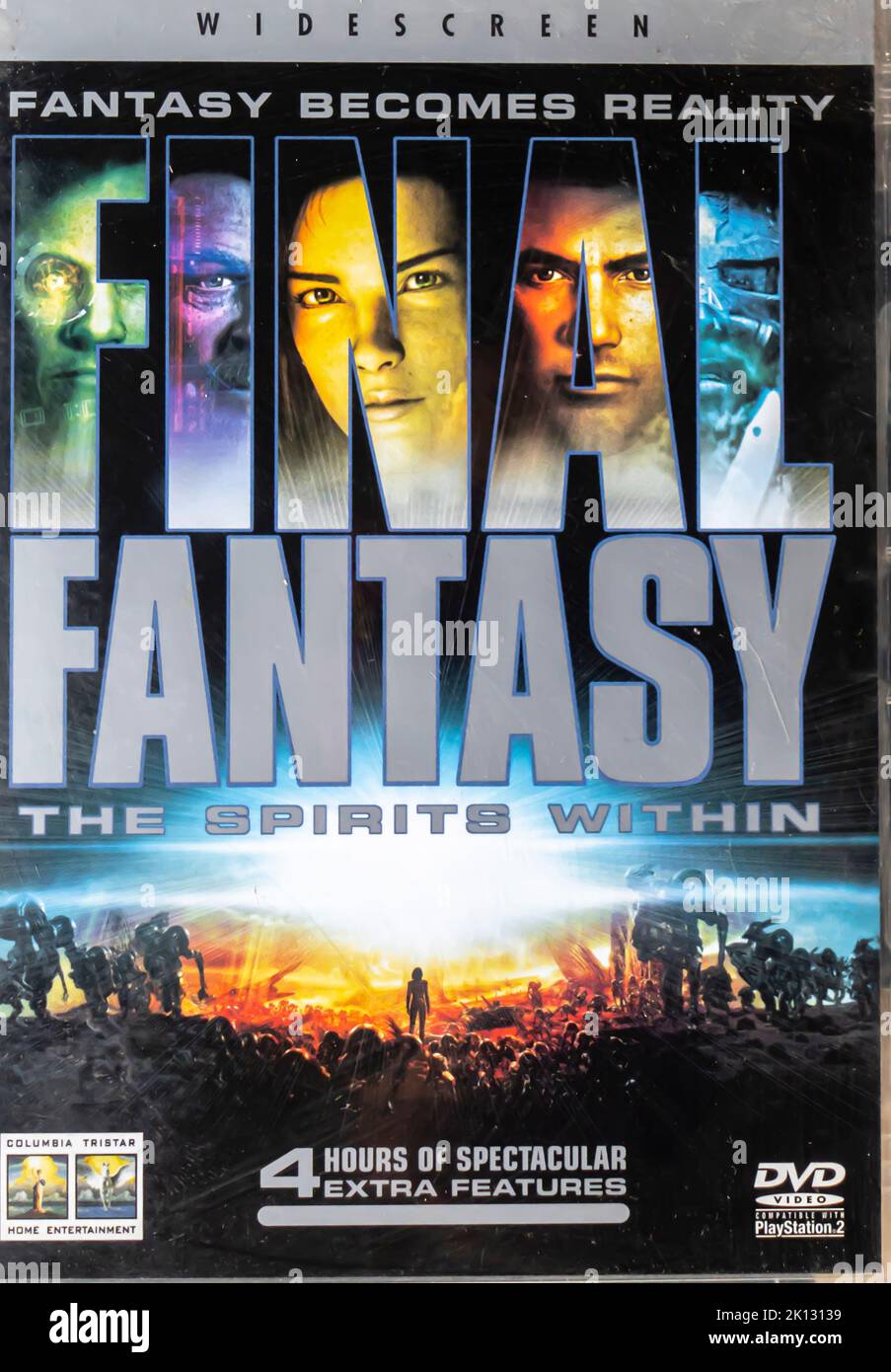 Final Fantasy: The Spirits Within 2001 ‧ Sci-fi/Action . DVD cover ...