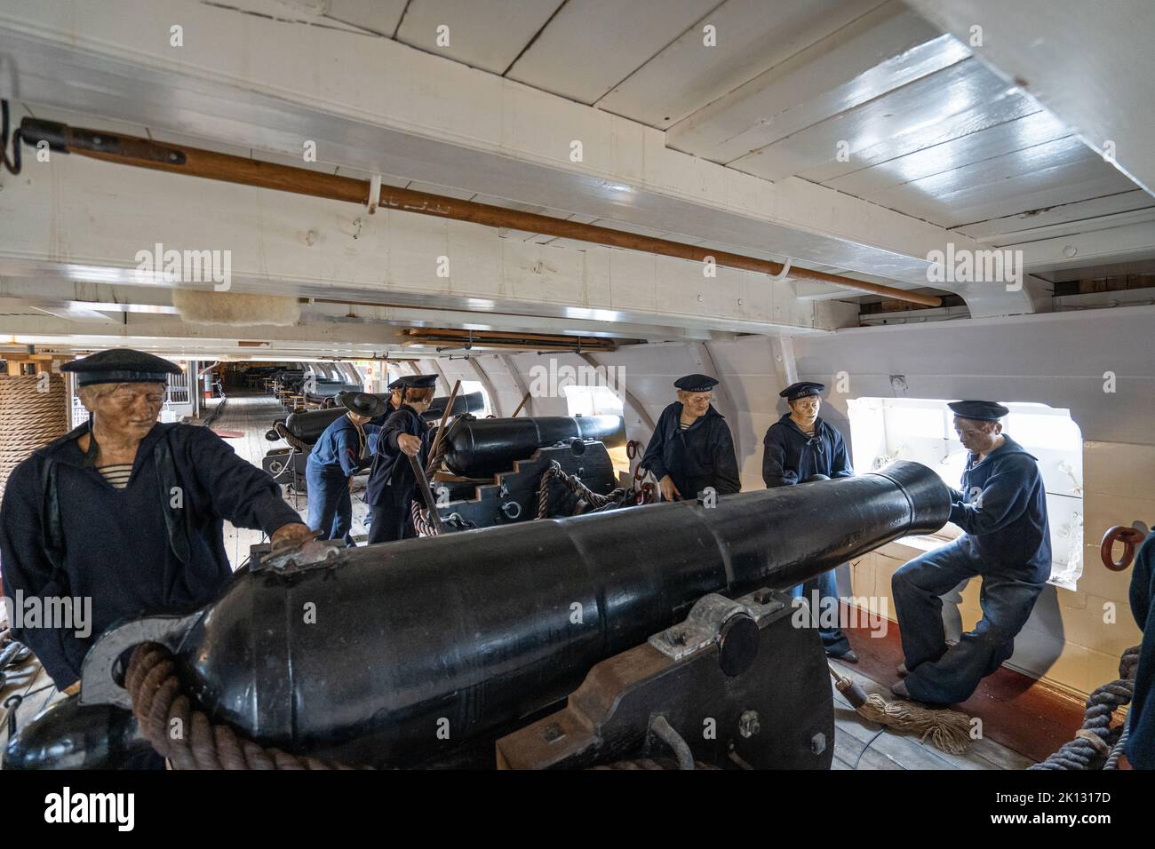 Battleship fregatten Jylland in Ebeltoft Denmark Stock Photo - Alamy