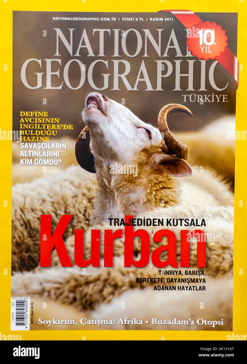 National Geographic magazine cover, Turkey. 2011 Stock Photo - Alamy