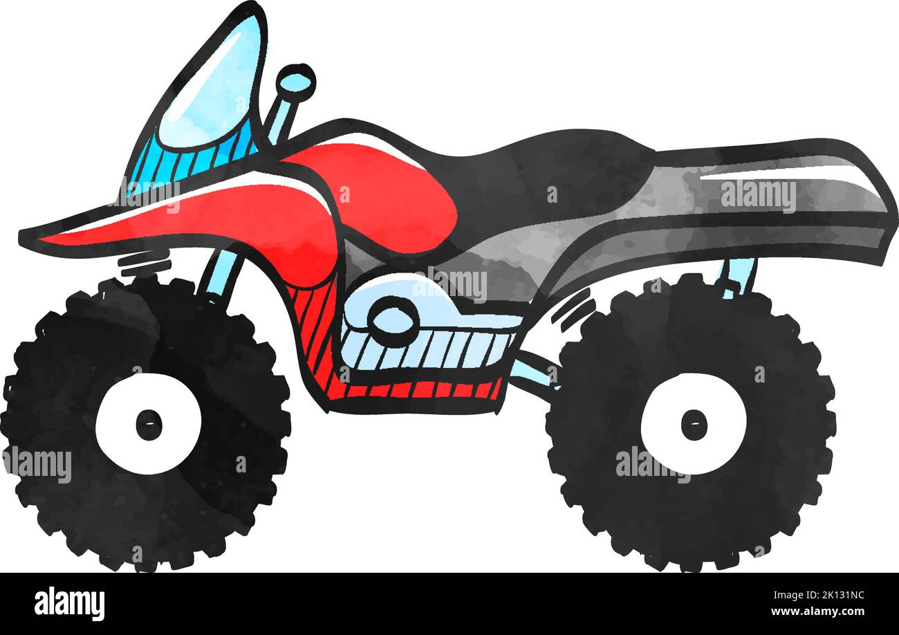 Cartoon Four Wheeler Clip Art