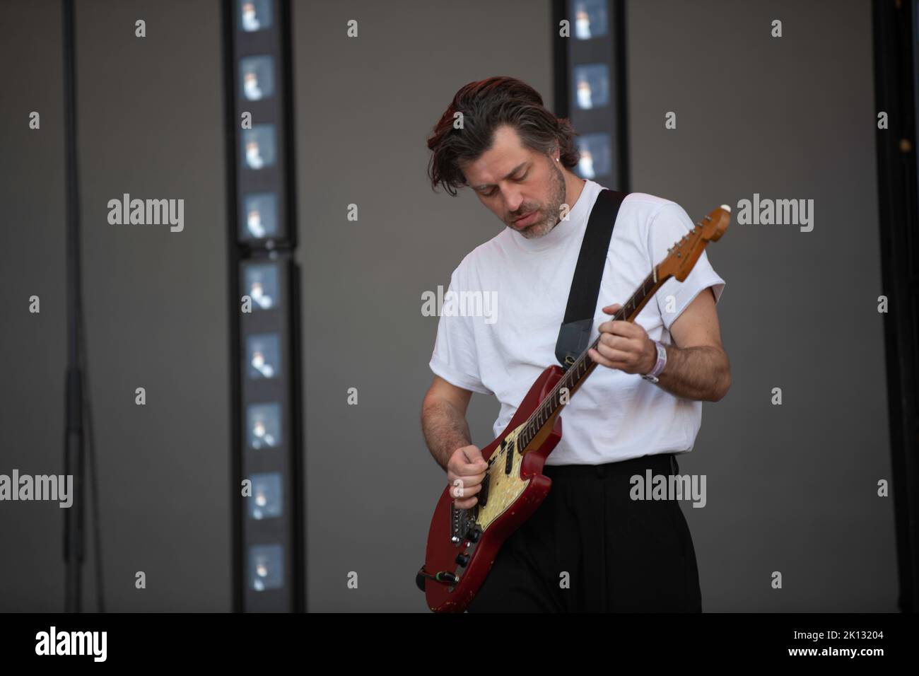 Balthazar, Belgian band, performing at the Tempelhof Sounds festival in ...