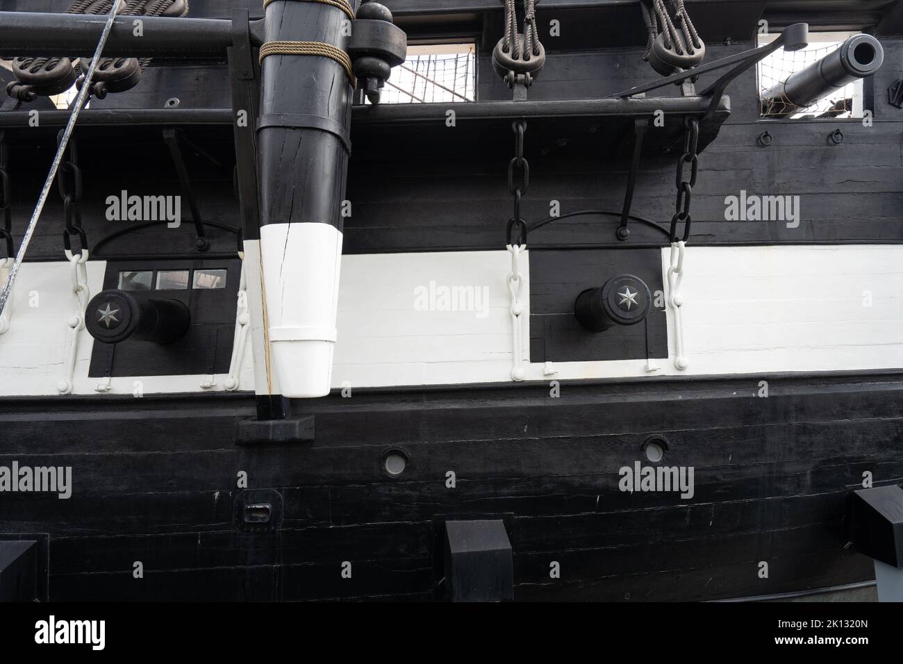 Battleship fregatten Jylland in Ebeltoft Denmark Stock Photo - Alamy