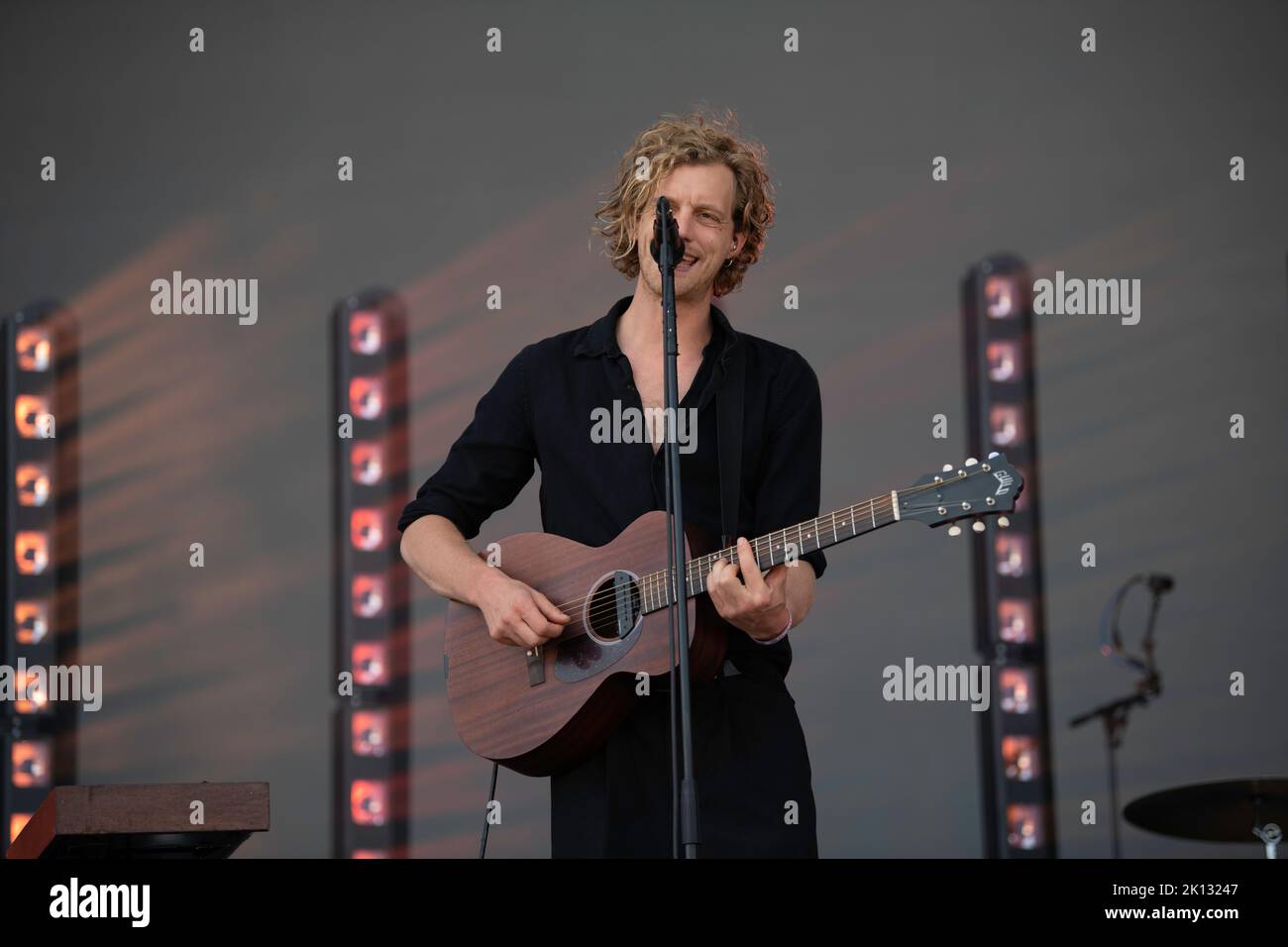 Balthazar, Belgian band, performing at the Tempelhof Sounds festival in ...