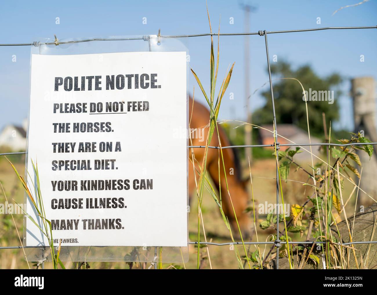 Paddock signage hi-res stock photography and images - Alamy