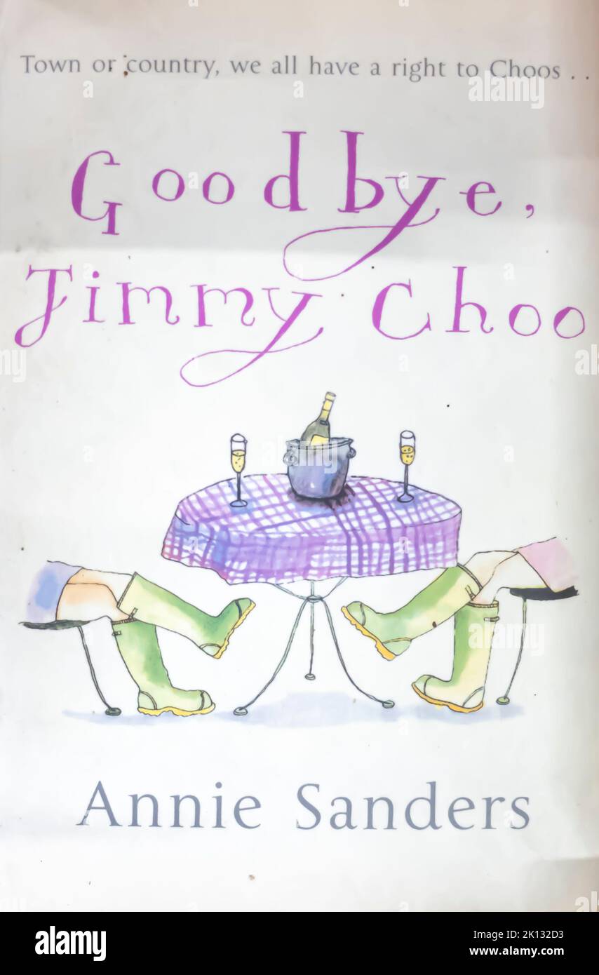 Goodbye, Jimmy Choo Book by Annie Sanders. 2004 Stock Photo - Alamy