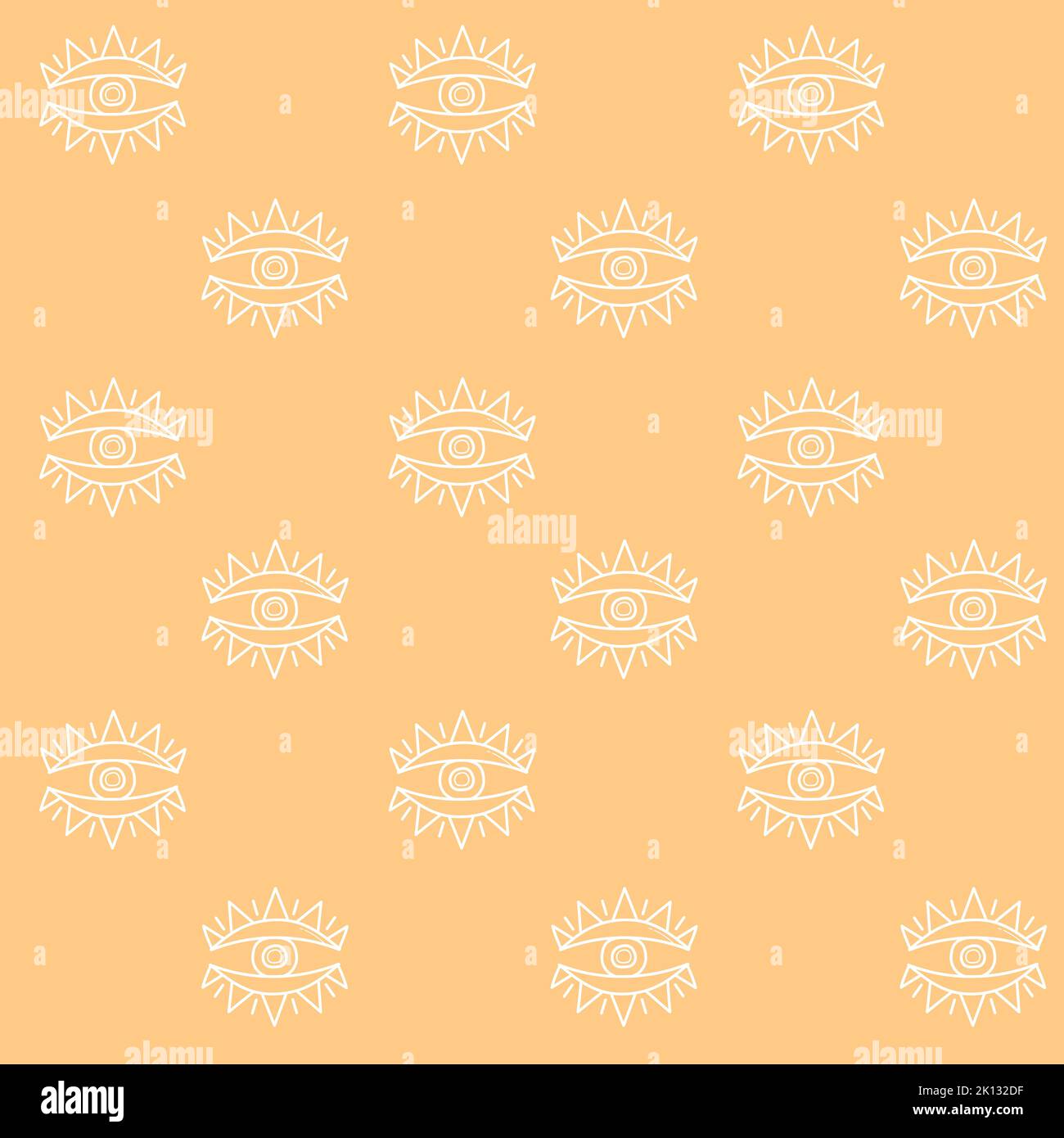 Seamless textile fabric minimalist magic occult eye mental zen symbol ...