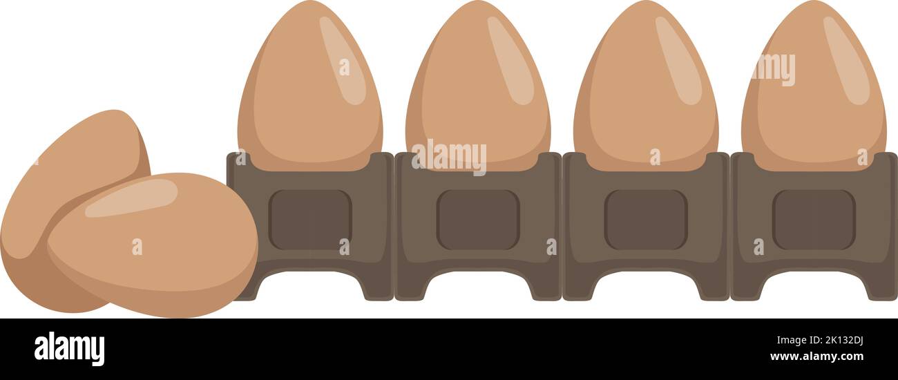 Open egg box. Carton pack cartoon icon Stock Vector Image & Art - Alamy