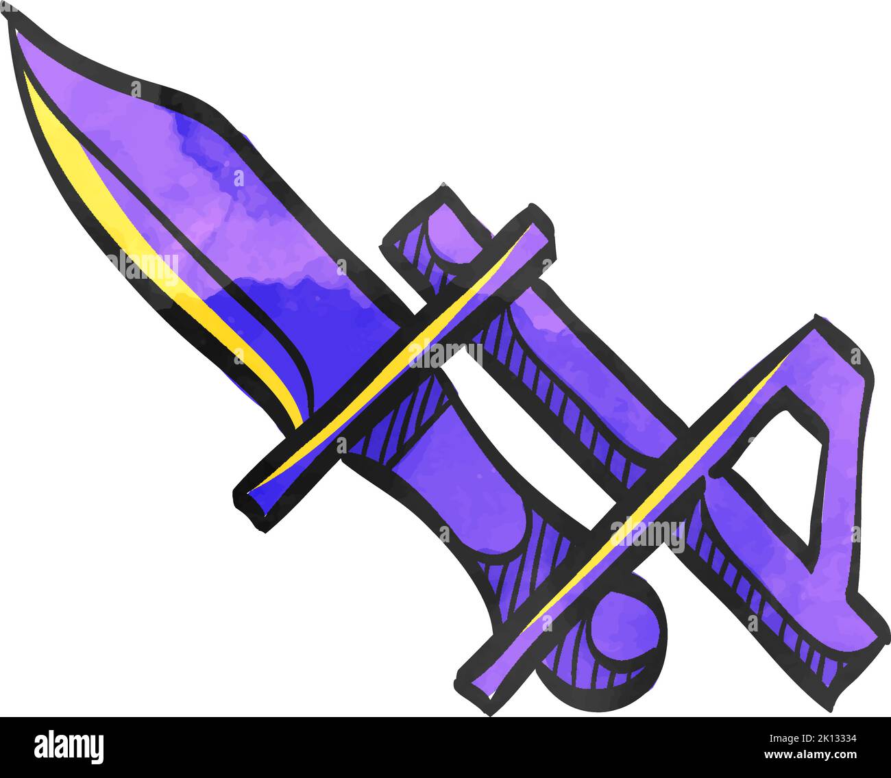 Bayonet combat Stock Vector Images - Alamy