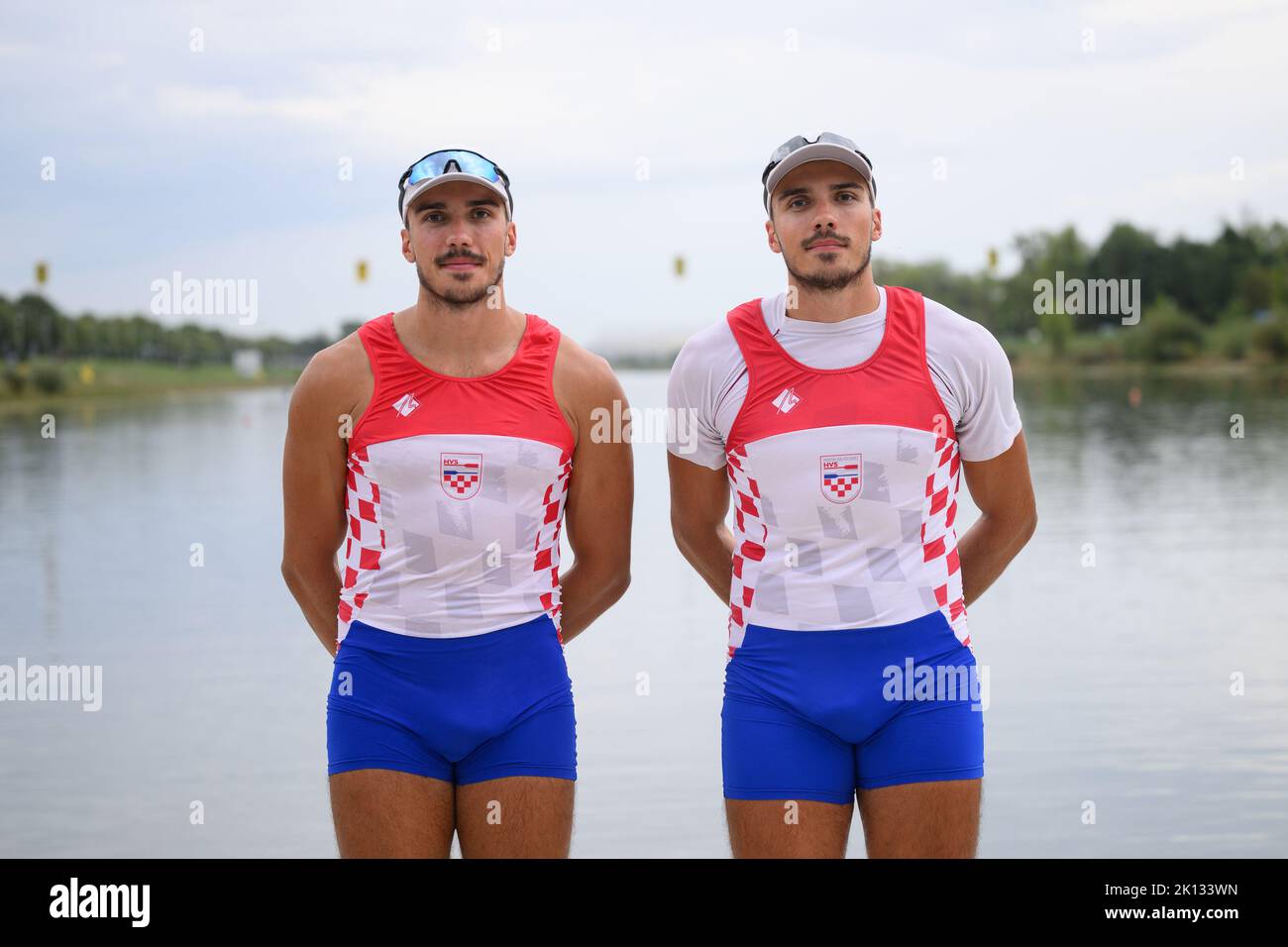 Croatian rowers Patrik Loncaric and Anton Loncaric during Media day at ...