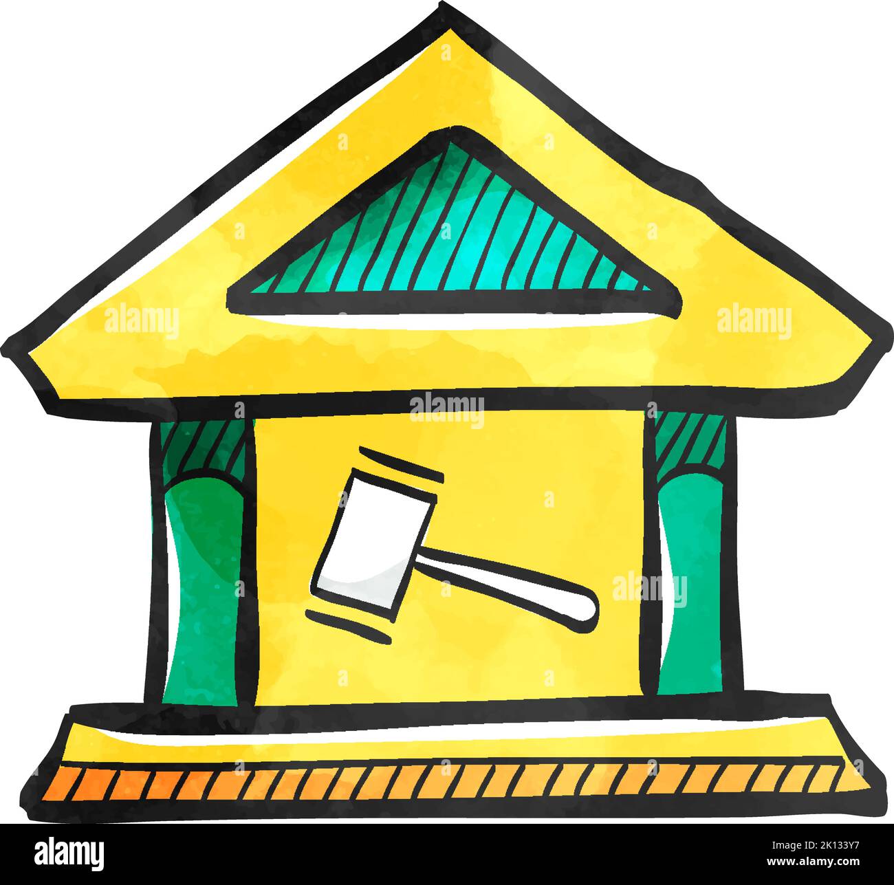 Auction house icon in Cut Out Stock Images & Pictures - Alamy