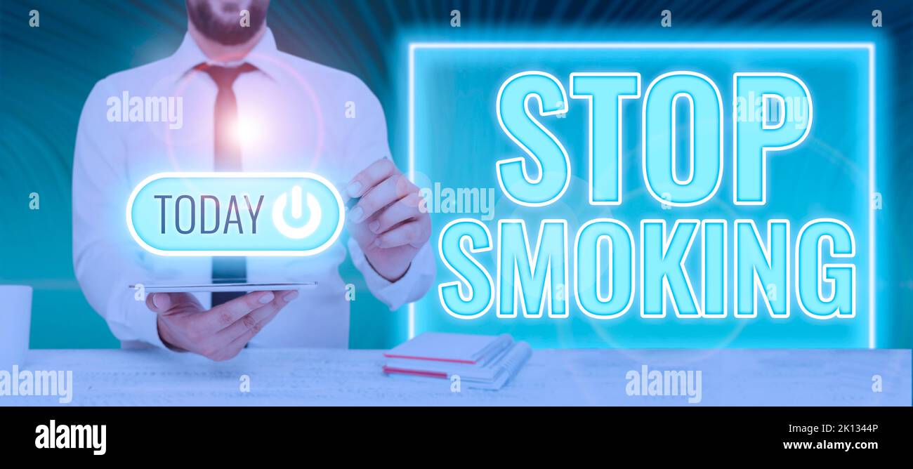 Handwriting text Stop Smoking. Business concept Discontinuing or ... Handwriting text Stop Smoking. Business concept Discontinuing or ...