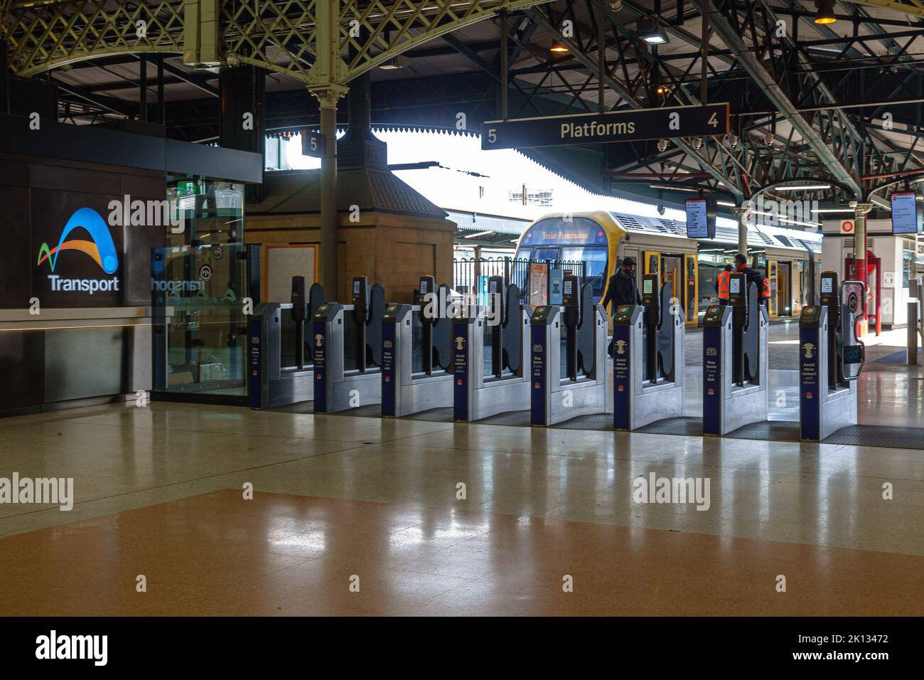 Opal gates open due to industrial action at the Grand Concourse of ...