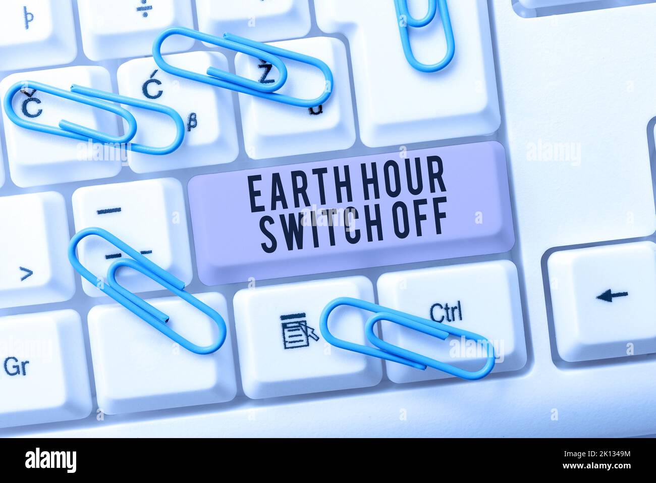 Text caption presenting Earth Hour Switch Off. Business overview The ...