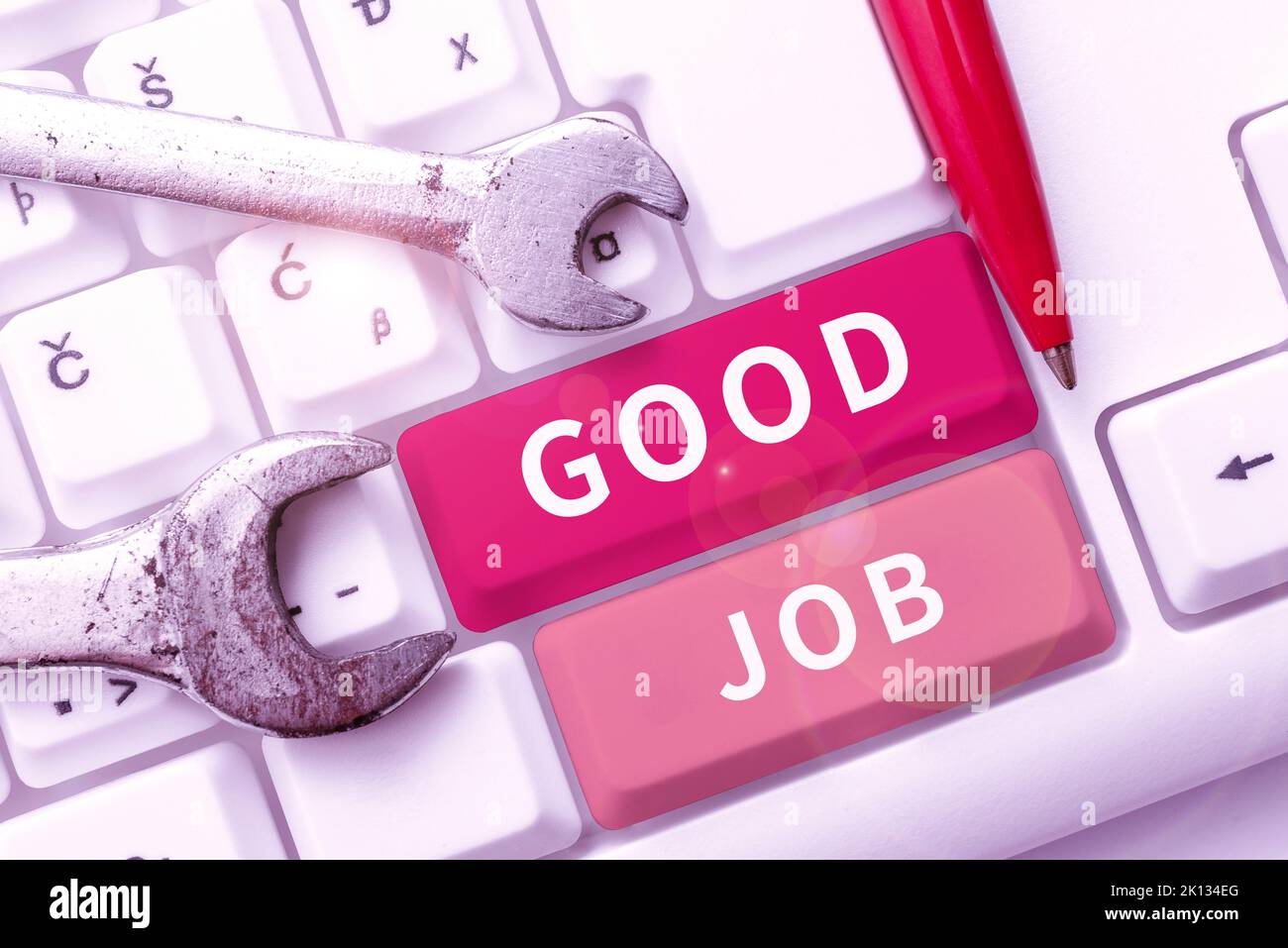 Text showing inspiration Good Job. Business showcase encourage someone ...