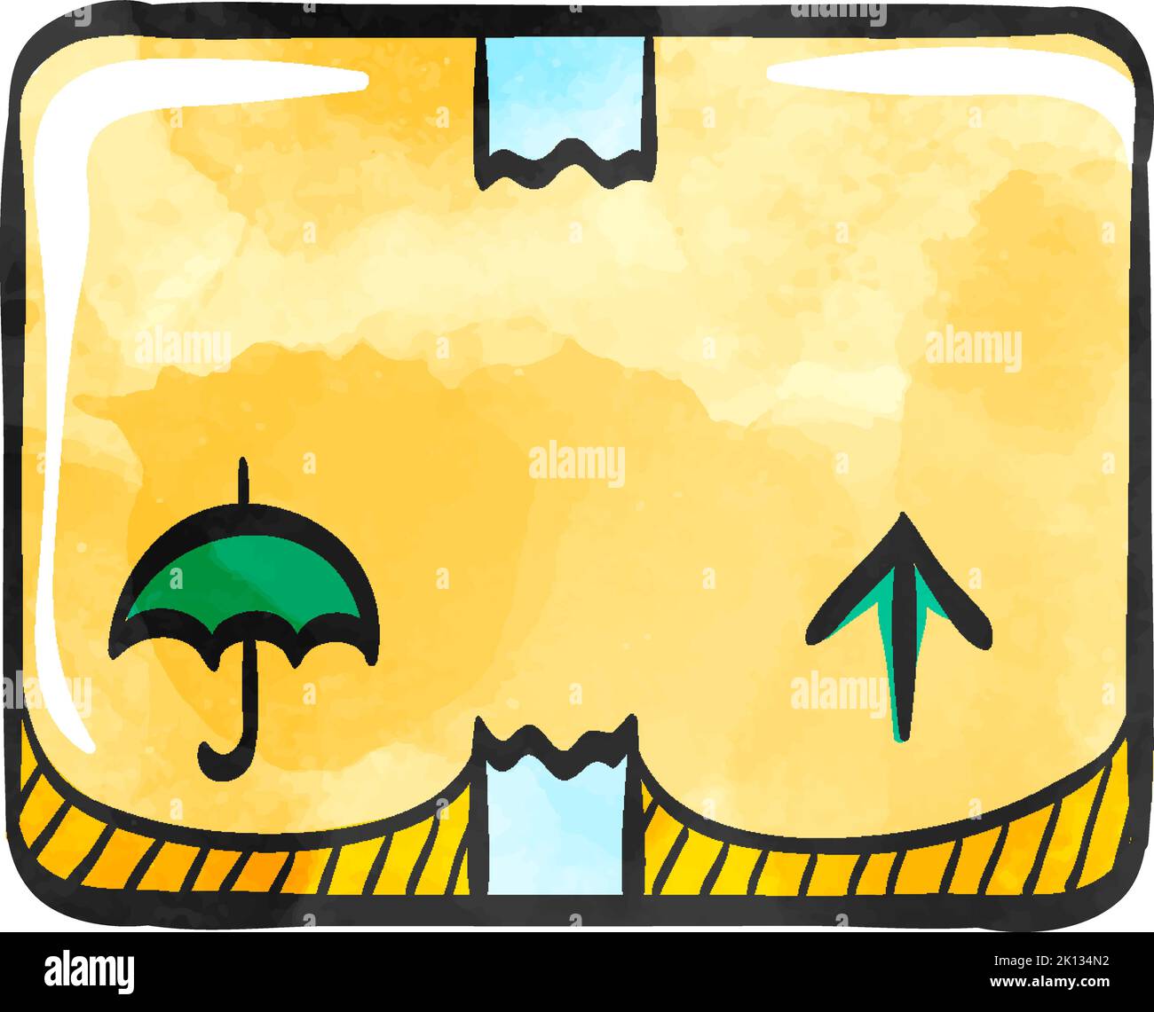 Barcode box icon cartoon Cut Out Stock Images & Pictures - Alamy